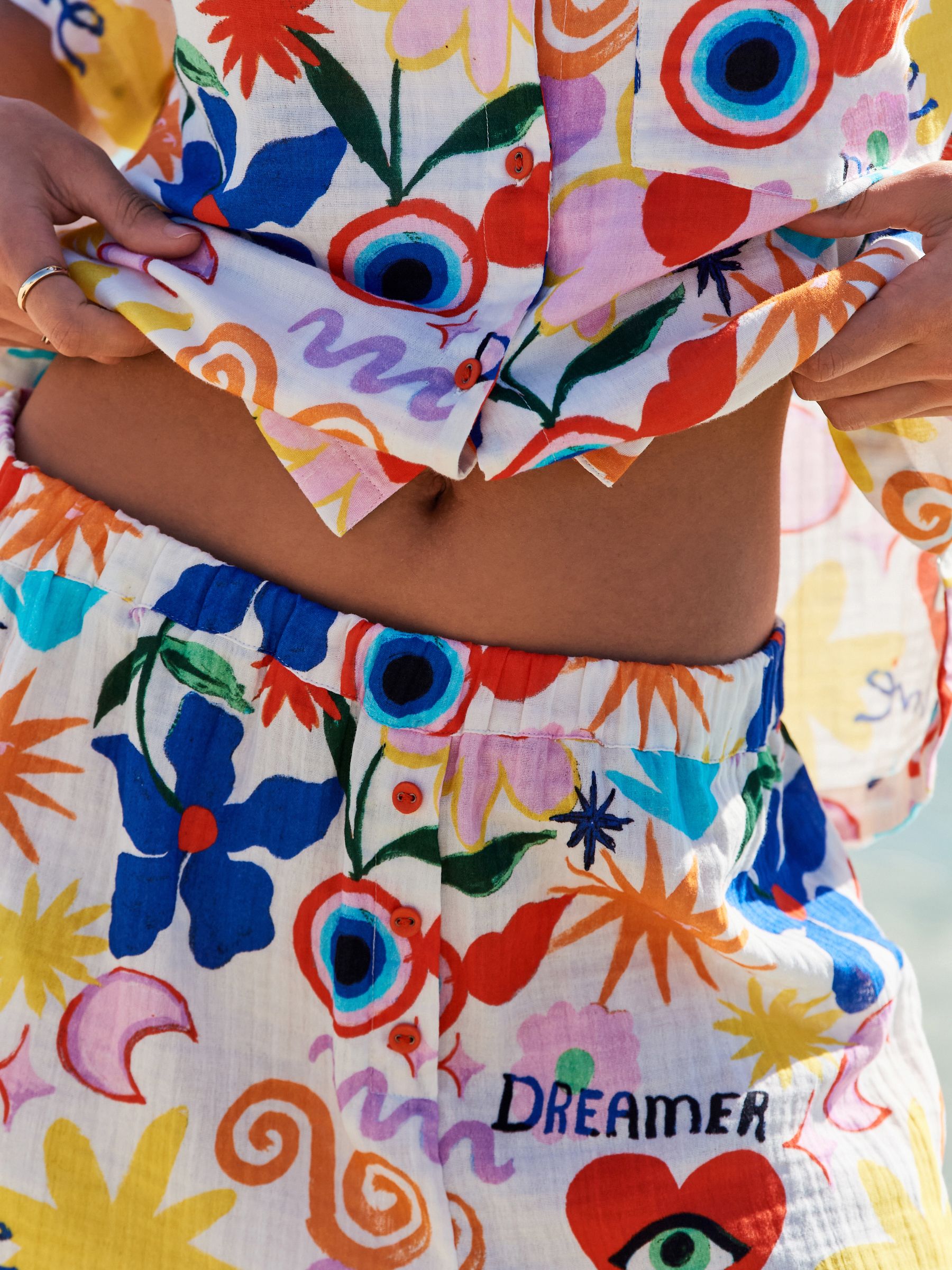 Buy Eleanor Bowmer Printed 100% Cotton Pyjamas from the Next UK online shop