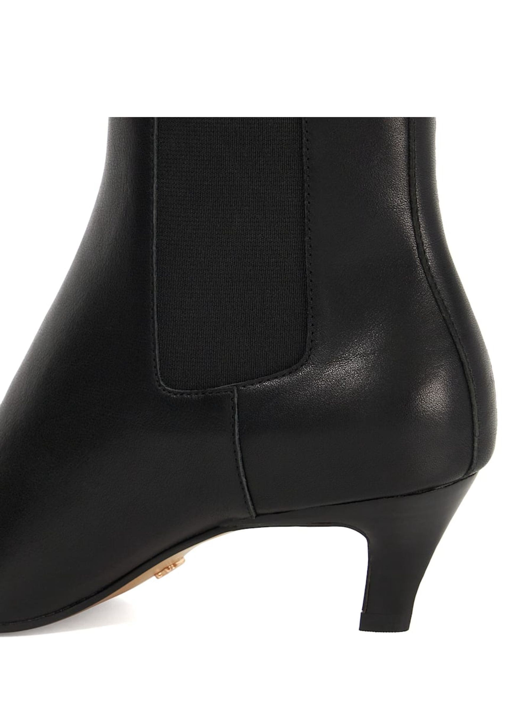 Buy Dune London Black Odele Angle Midi Heel Ankle Boots from the Next ...