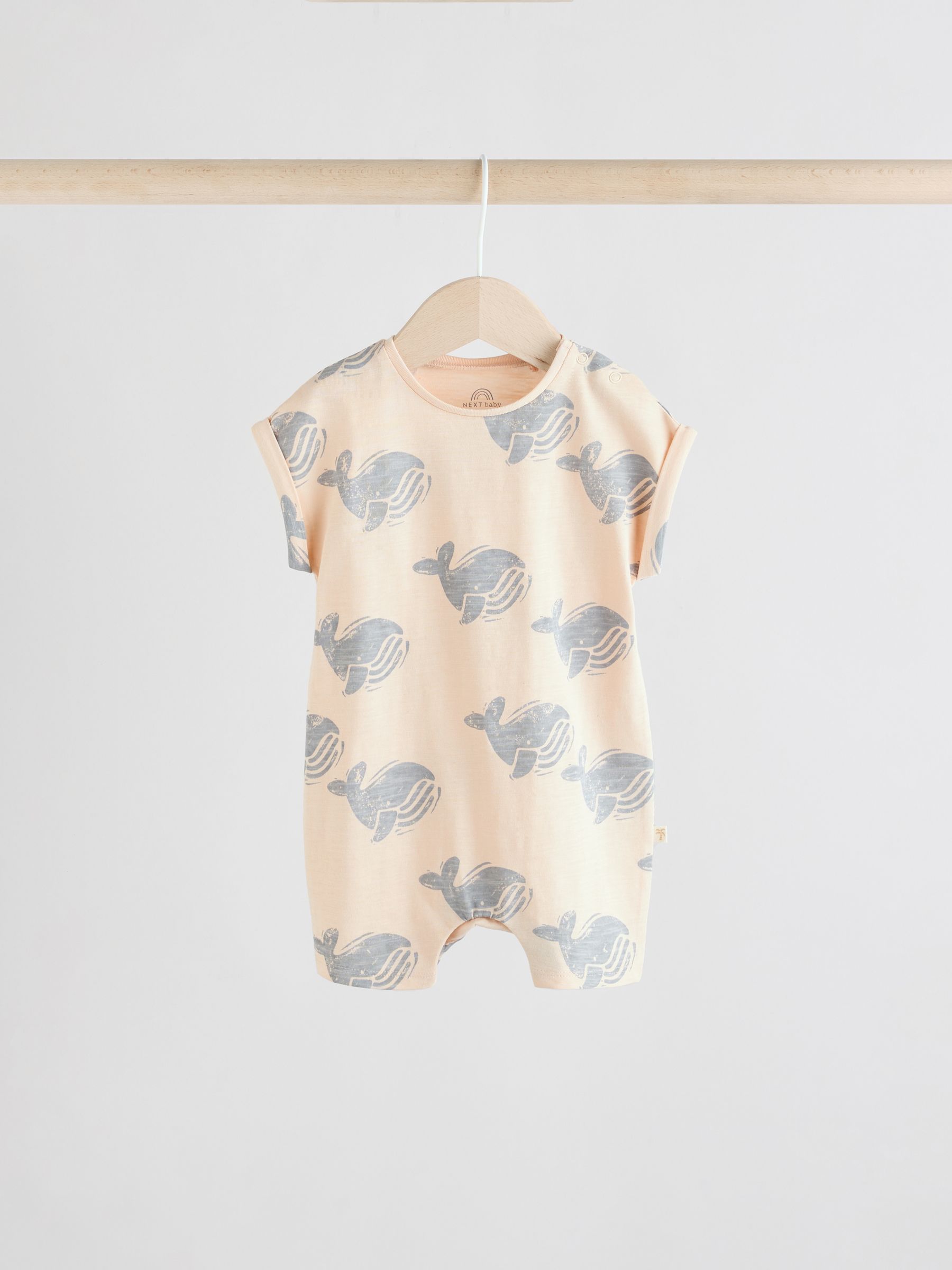 Buy Multi Baby 100% Cotton Rompers 3 Pack from Next USA