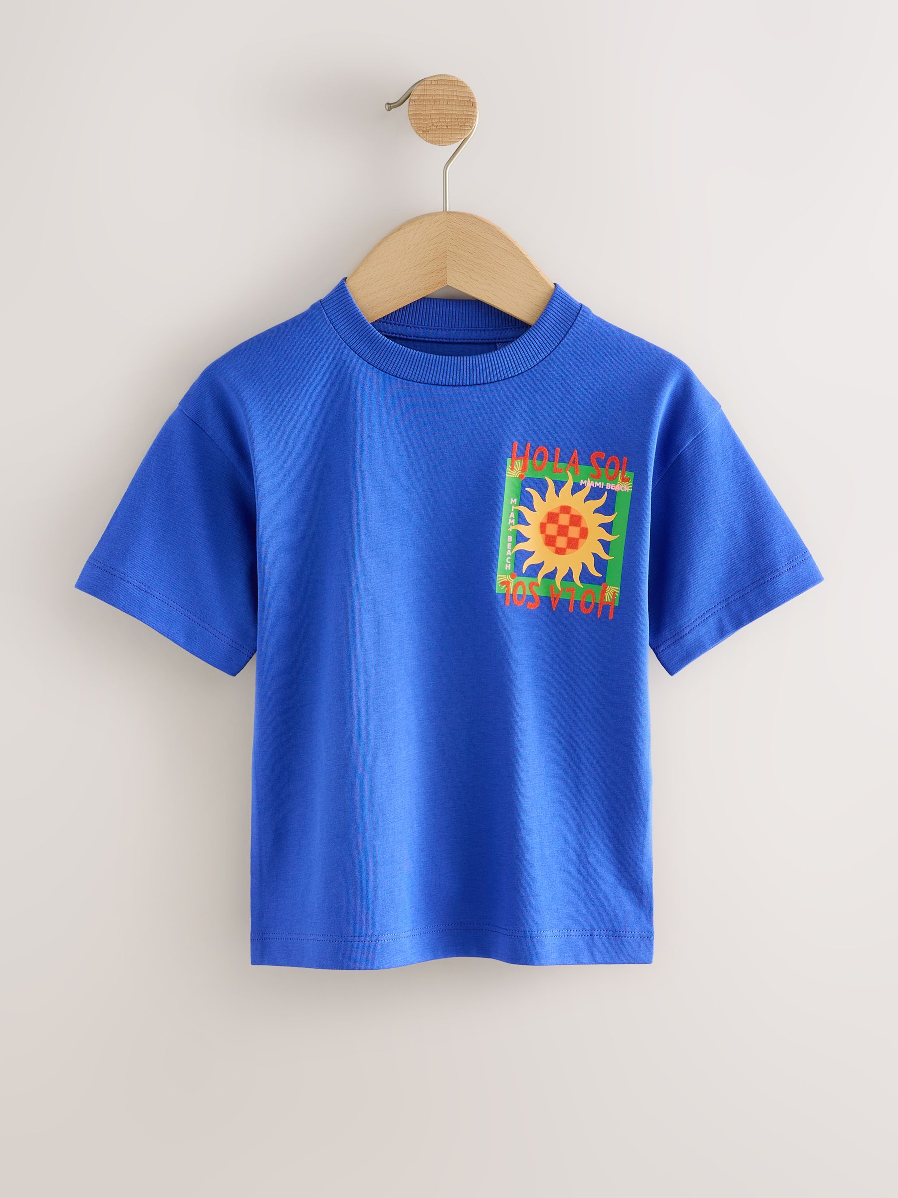 Buy Hola Sol Short Sleeve T-Shirts 3 Pack (3mths-7yrs) from Next USA