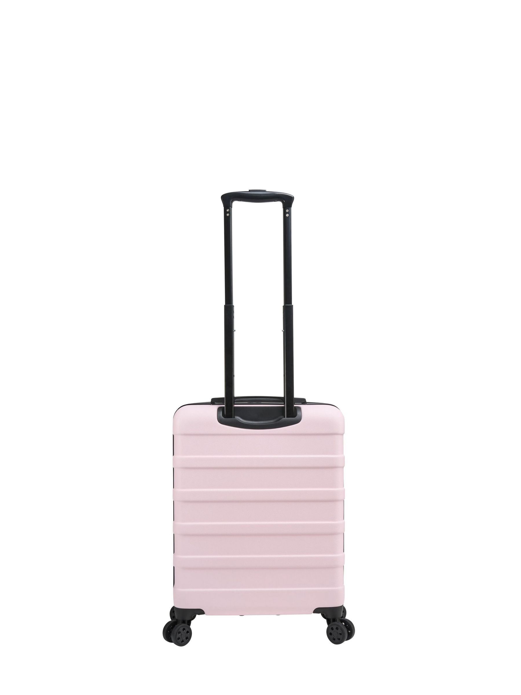 Buy Cabin Max Pale Pink Anode 40L ABS Cabin Carry On Hand 55x40x20cm ...