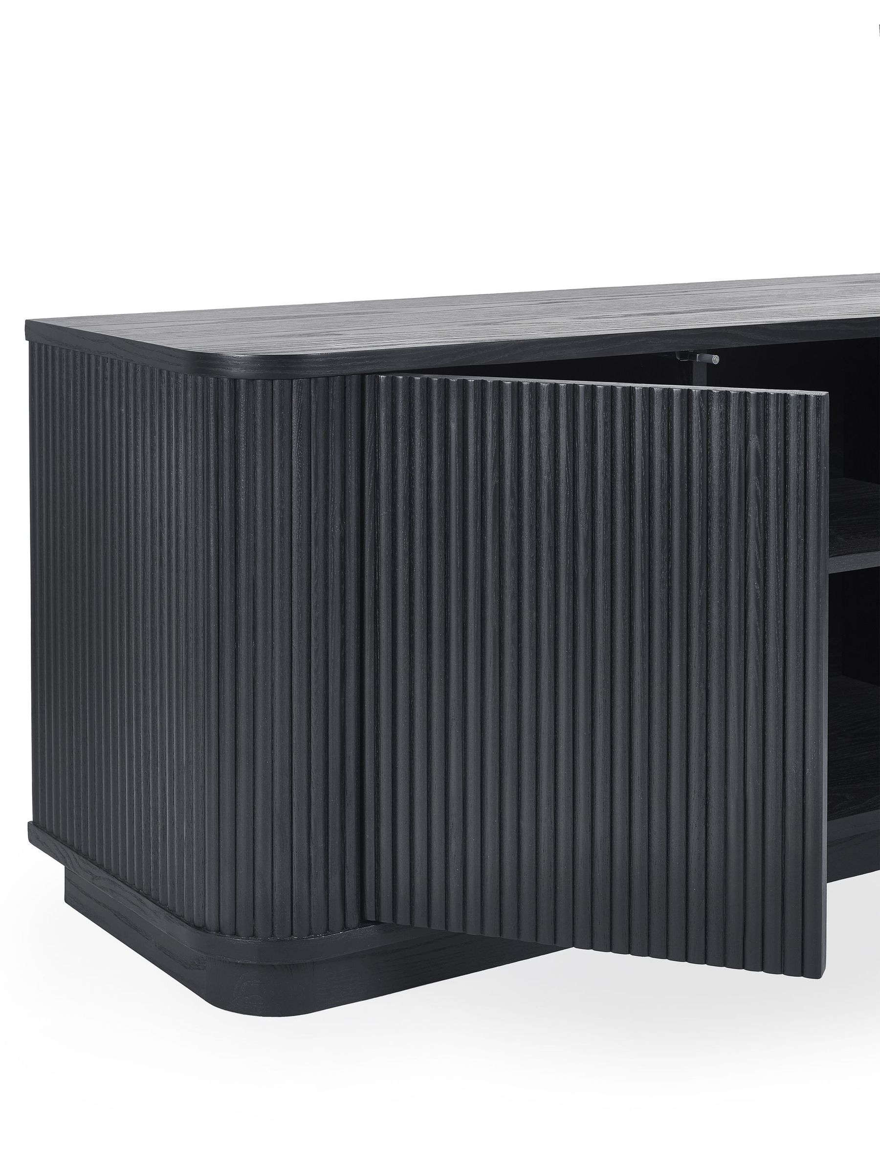 Buy Julian Bowen Black Louis Fluted TV Unit from the Next UK online shop