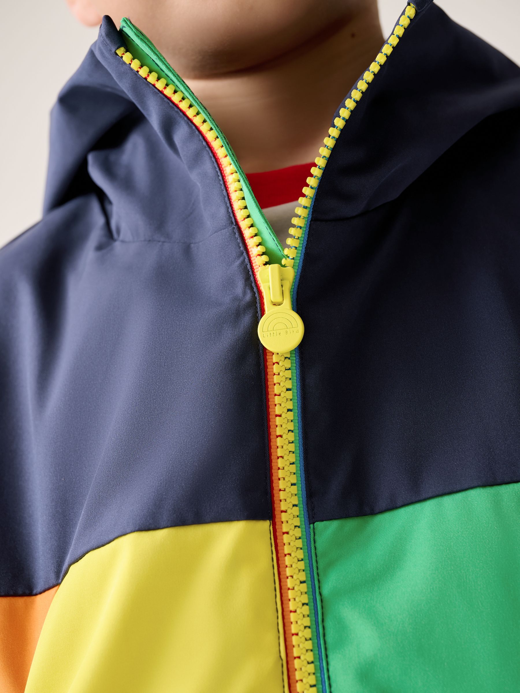 Buy Little Bird by Jools Oliver Multi Colourblock Shower Resistant Coat ...