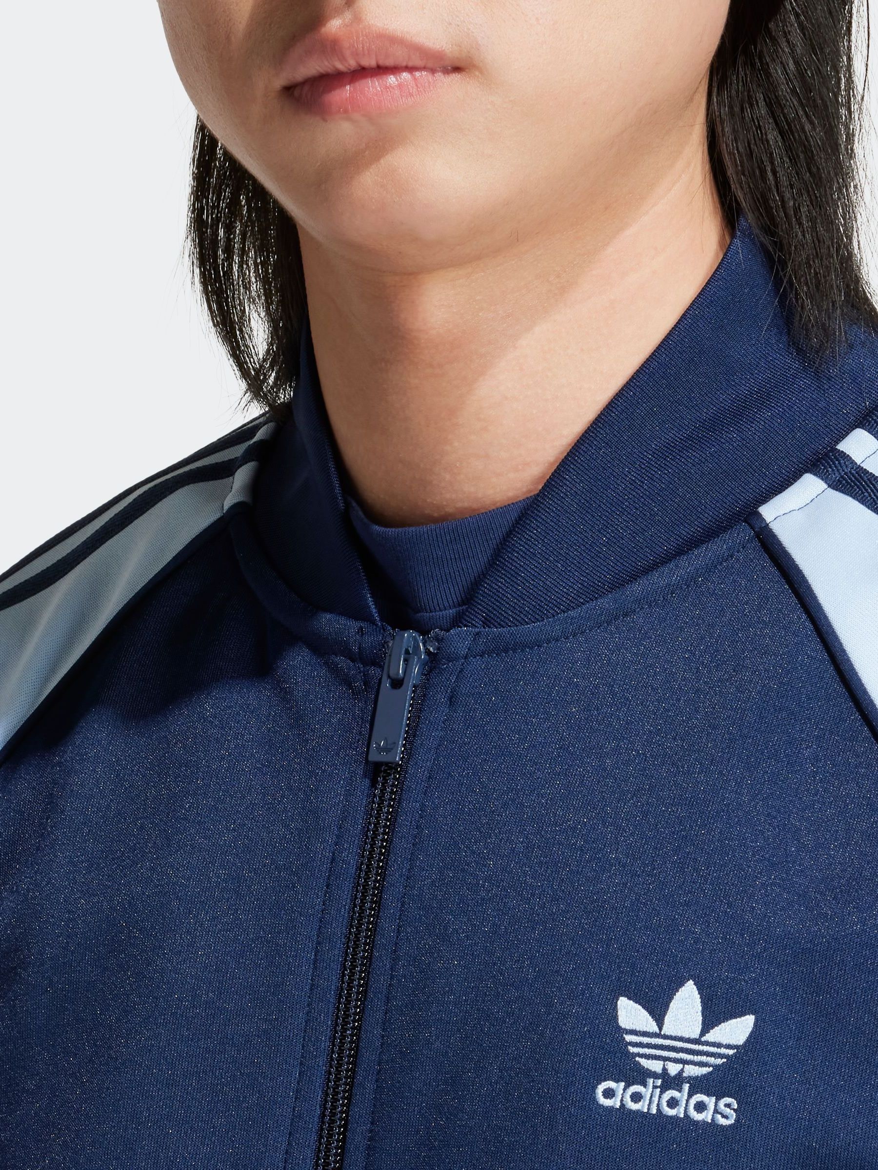 Buy adidas Originals Blue/Navy Adicolor Classics Super Star Track Top ...