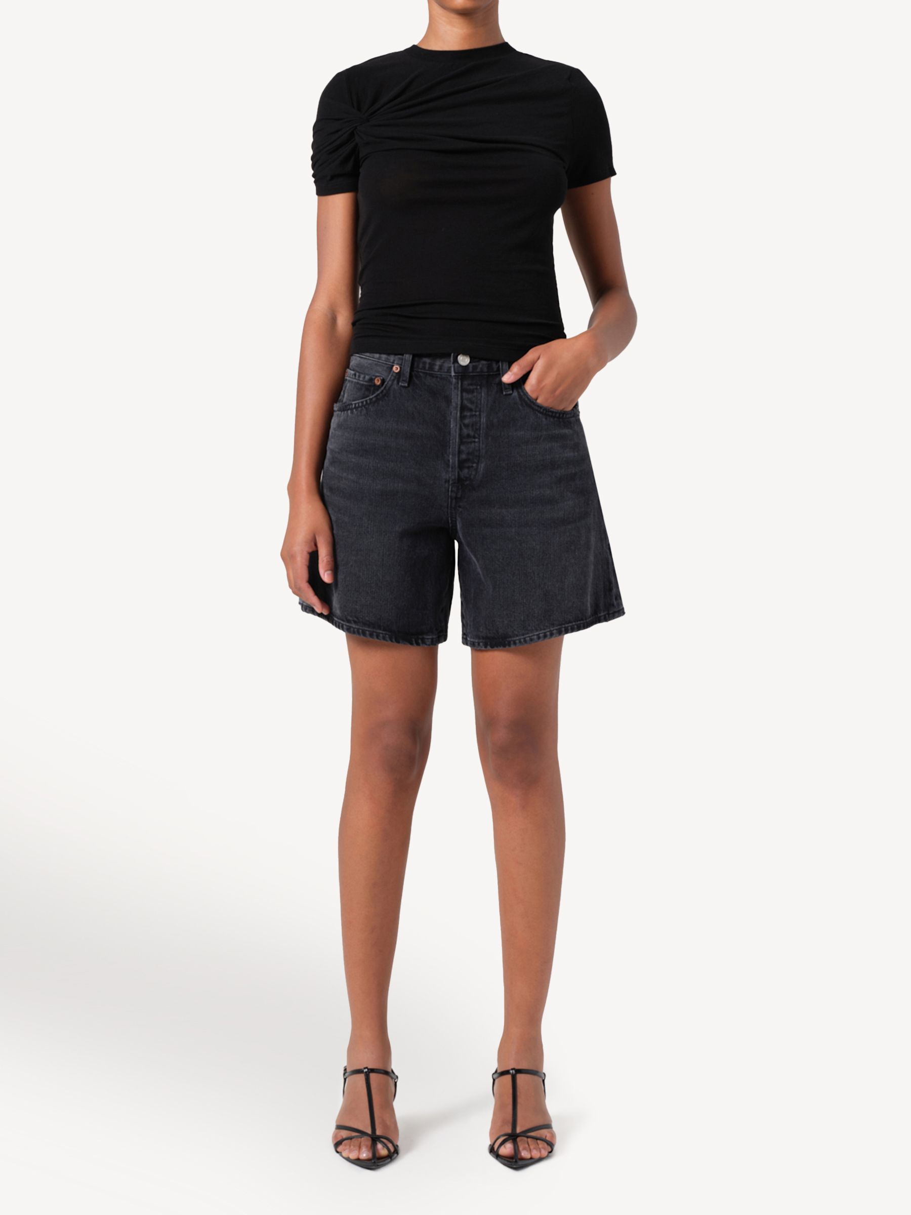 Buy AGOLDE Black Dame Shorts from the Next UK online shop