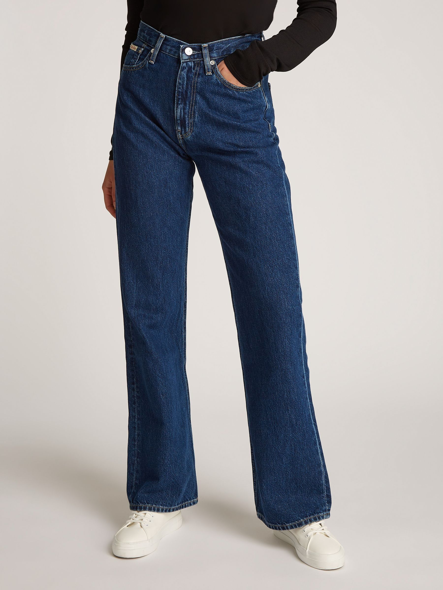 Buy Calvin Klein Blue Authentic Bootcut Jeans from the Next UK online shop