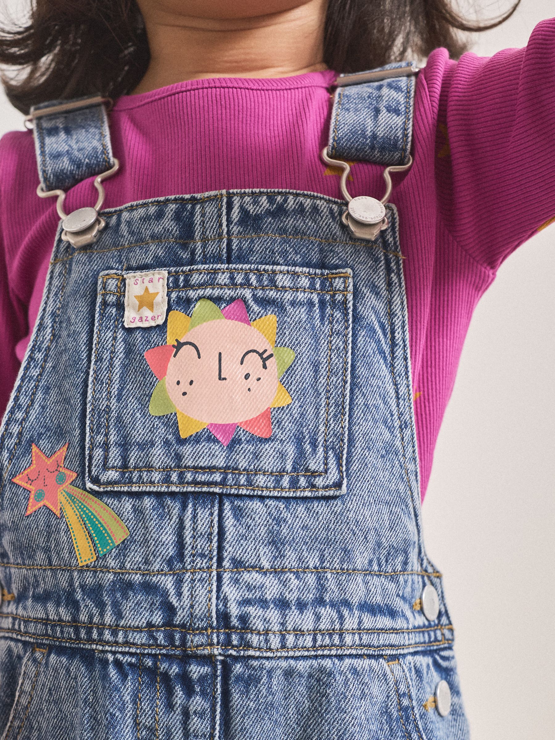 Buy Denim Cosmic Dungarees Set (3mths-7yrs) from Next USA