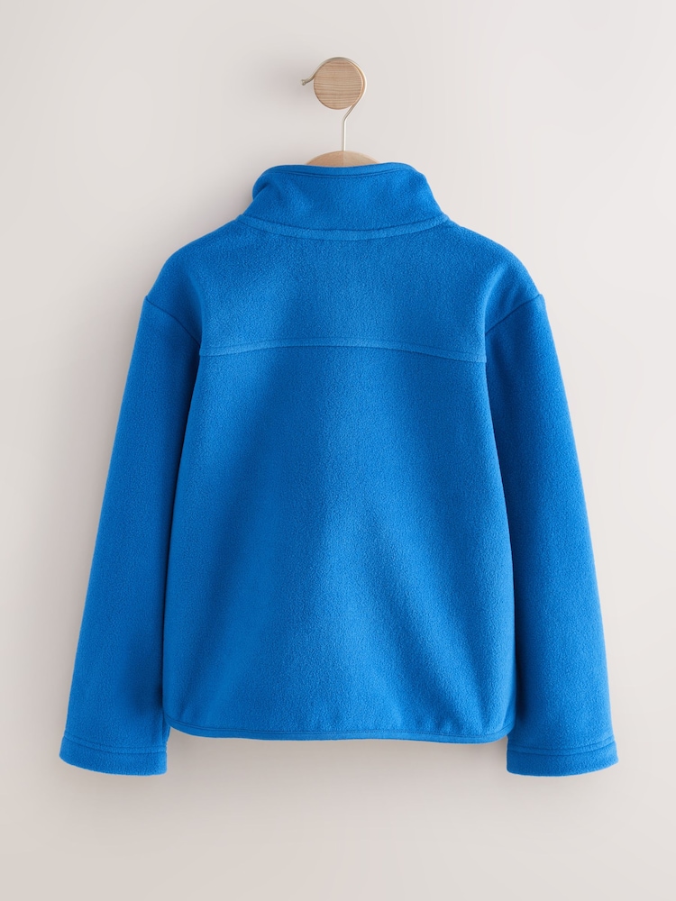 Buy Blue Zip-Up Fleece Jacket With Pockets (3-16yrs) from Next Australia