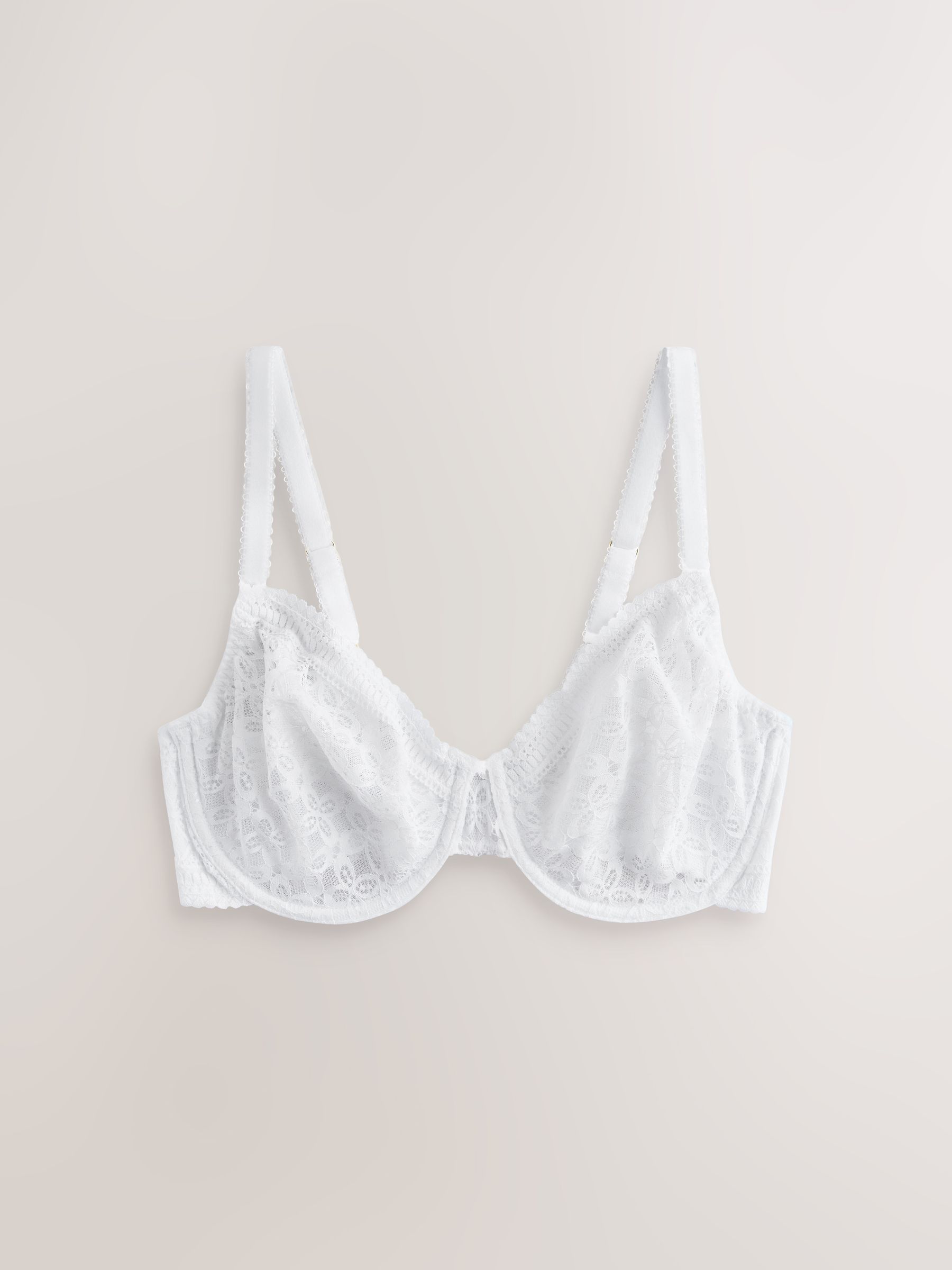 Buy Black/White DD+ Lace Non Padded Full Cup Minimiser Bras 2 Pack from ...
