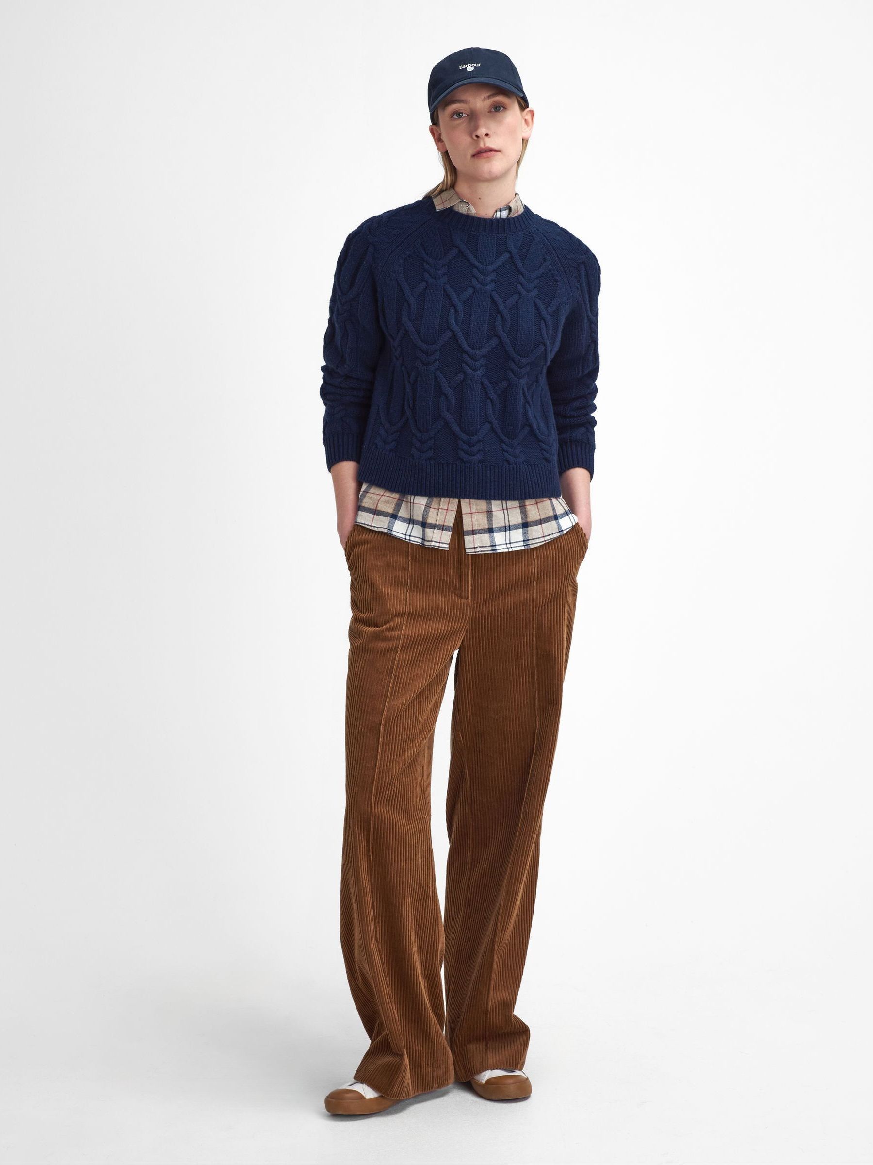 Buy Barbour® Blue Elisha Knit Jumper from the Next UK online shop