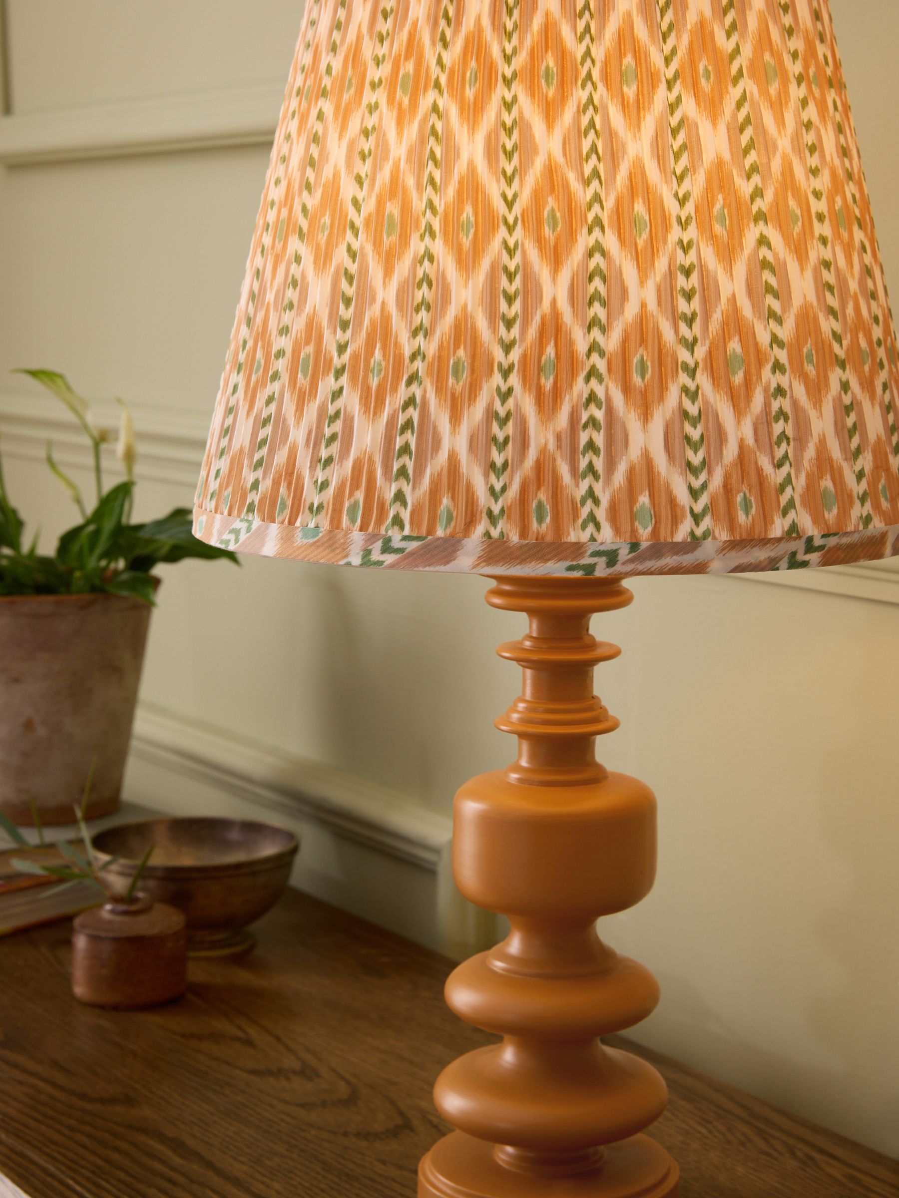 Buy Nina Campbell Ochre Yellow Firle Table Lamp from the Next UK online ...