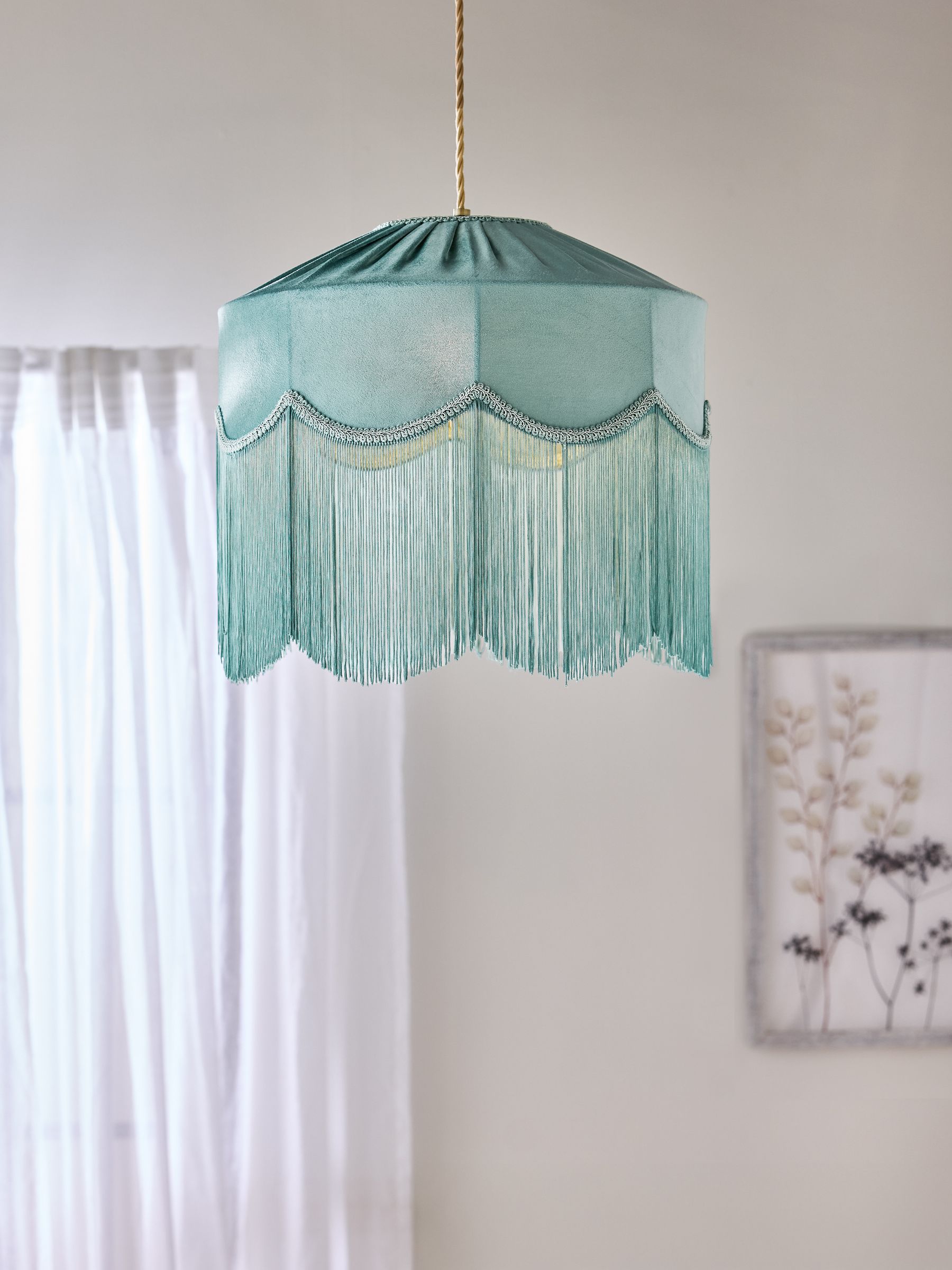 Buy Shabby Chic by Rachel Ashwell® Teal Blue Priscilla Shade from the ...