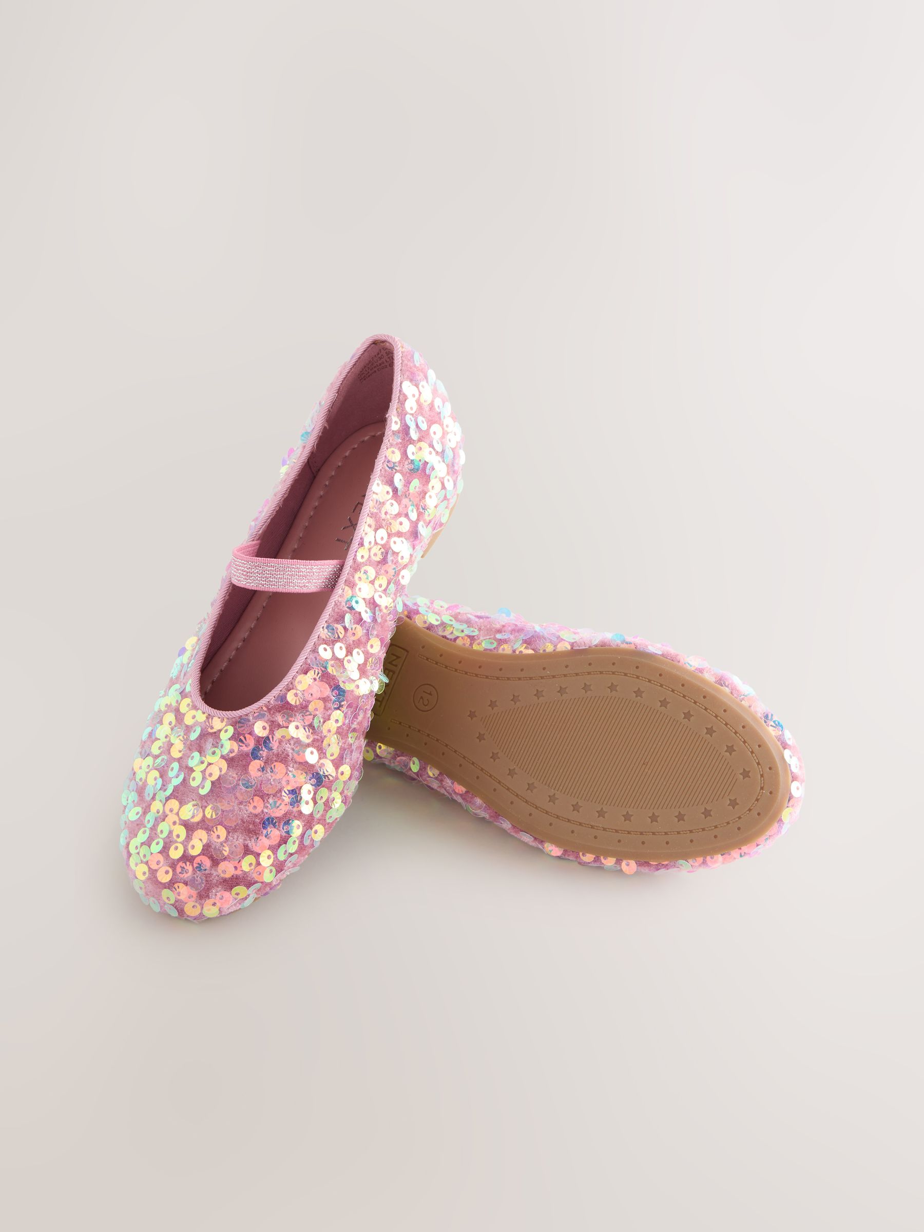 Buy Pink Sequin Ballet Shoes from Next Australia