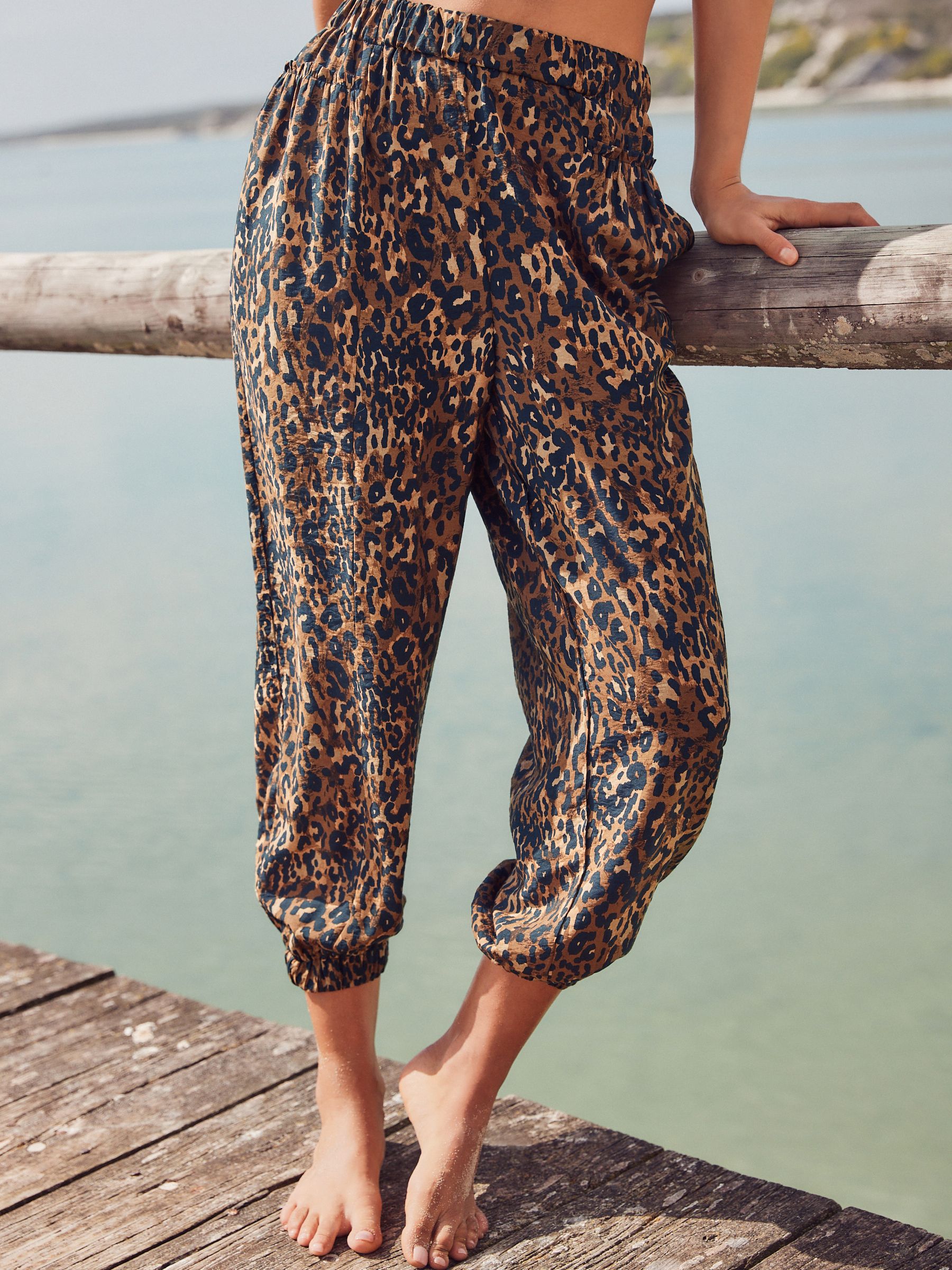 Buy Leopard Print Hareem Trousers from the Next UK online shop