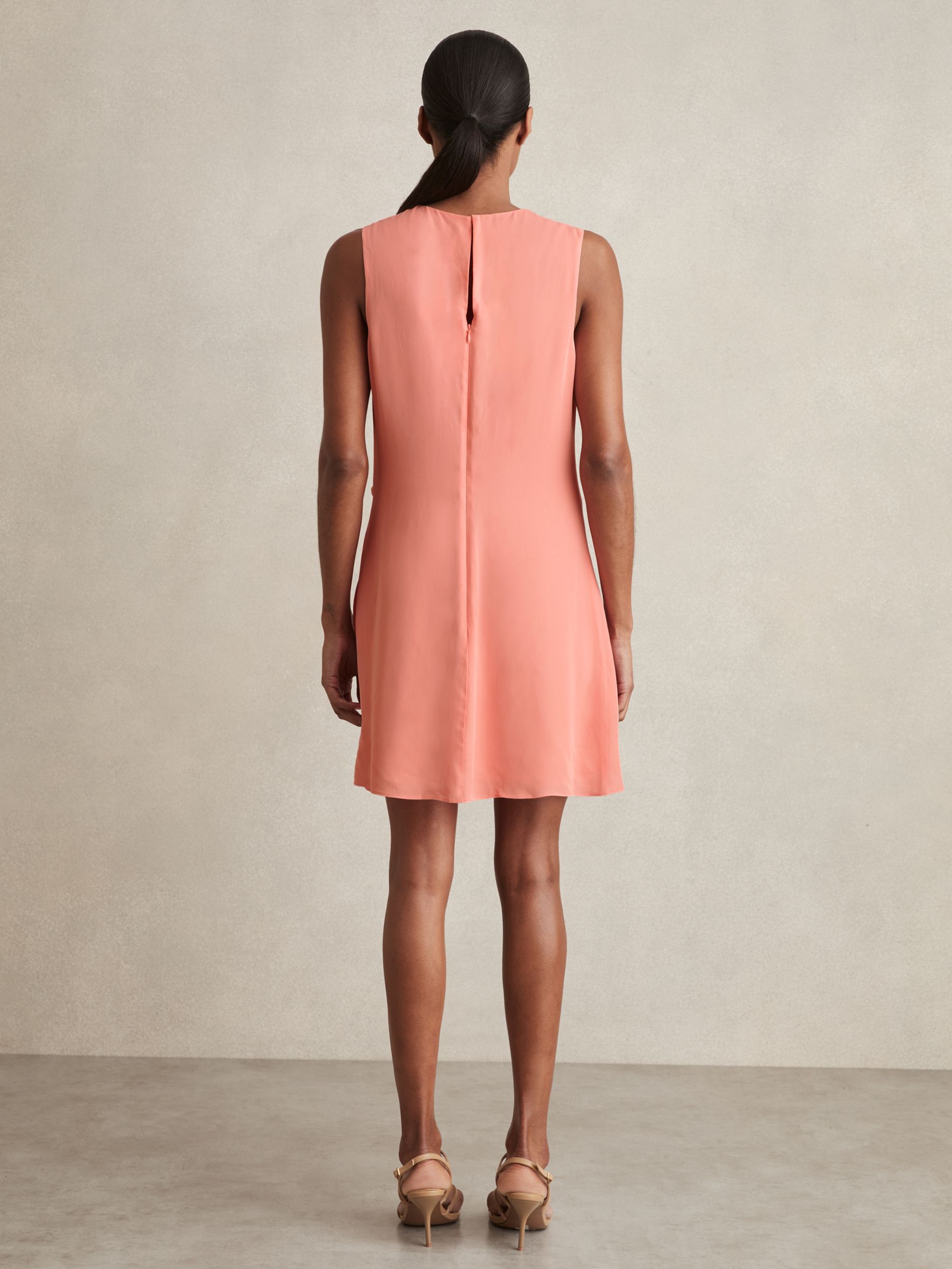 Buy Reiss Coral Elina Draped Tuck Mini Dress from Next Malta