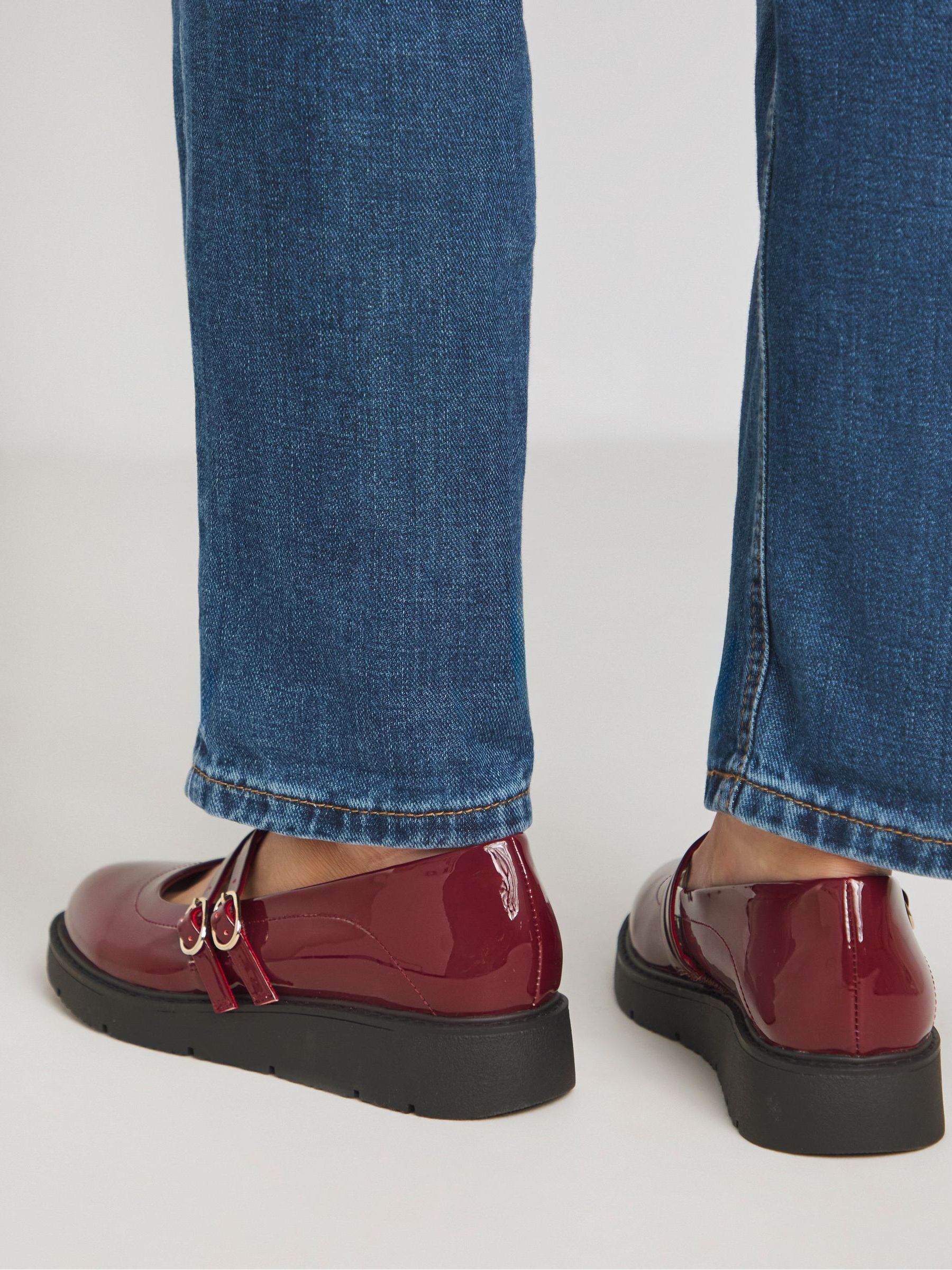 Buy Simply Be Red Wide Fit Low Wedge Mary Jane Shoes from the Next UK ...