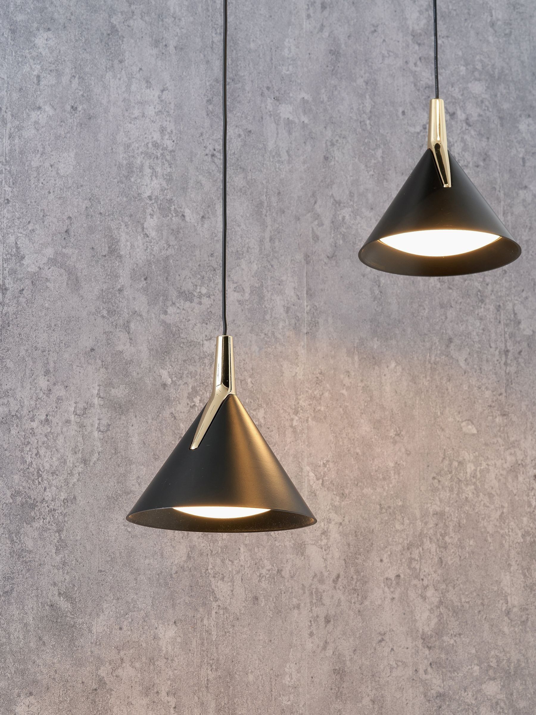 Buy Pacific Lifestyle Black 3 Drop LED Pendant Ceiling Light from the ...