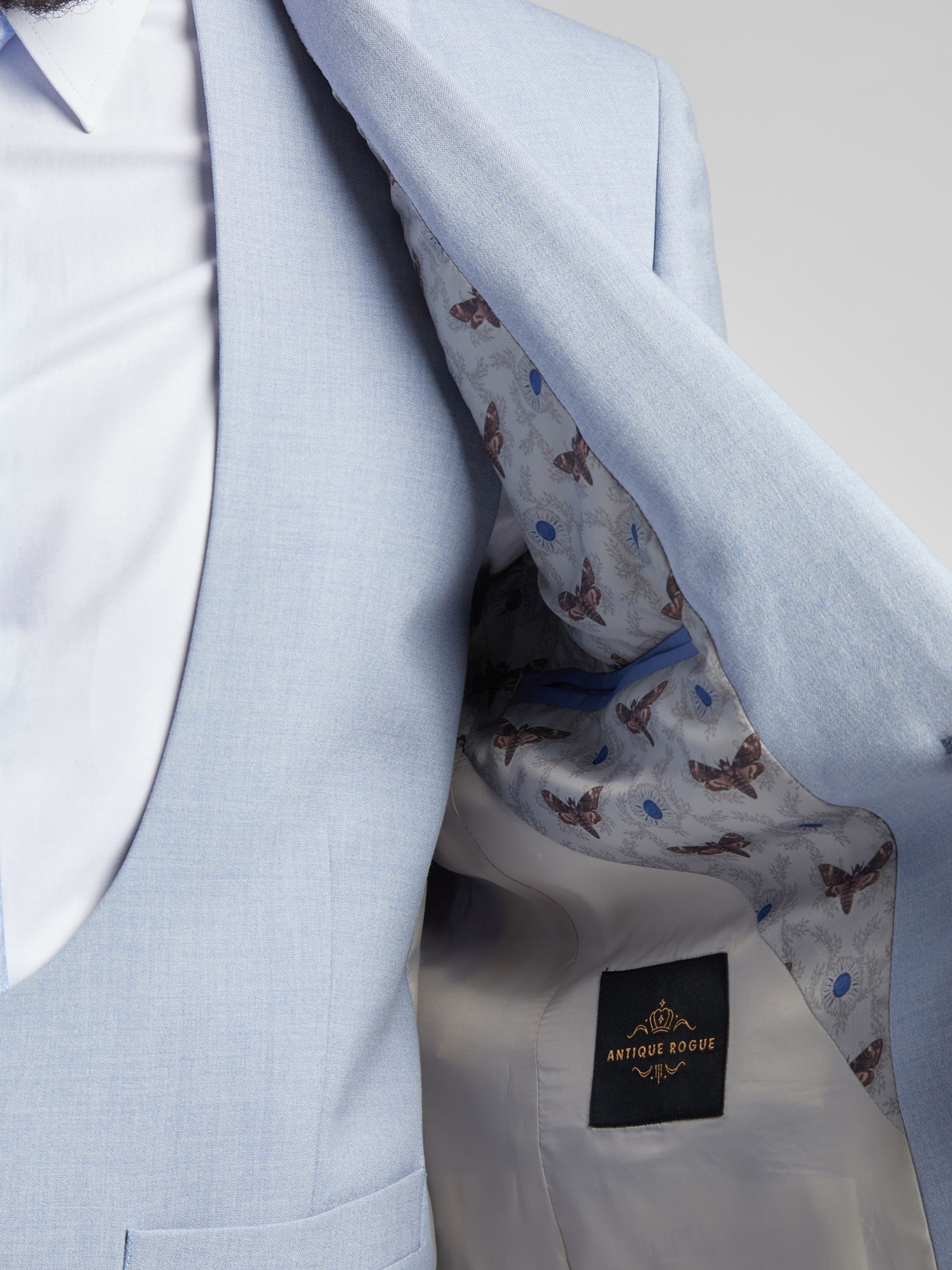 Buy Antique Rogue Blue Cloud Tailored Jacket from the Next UK online shop