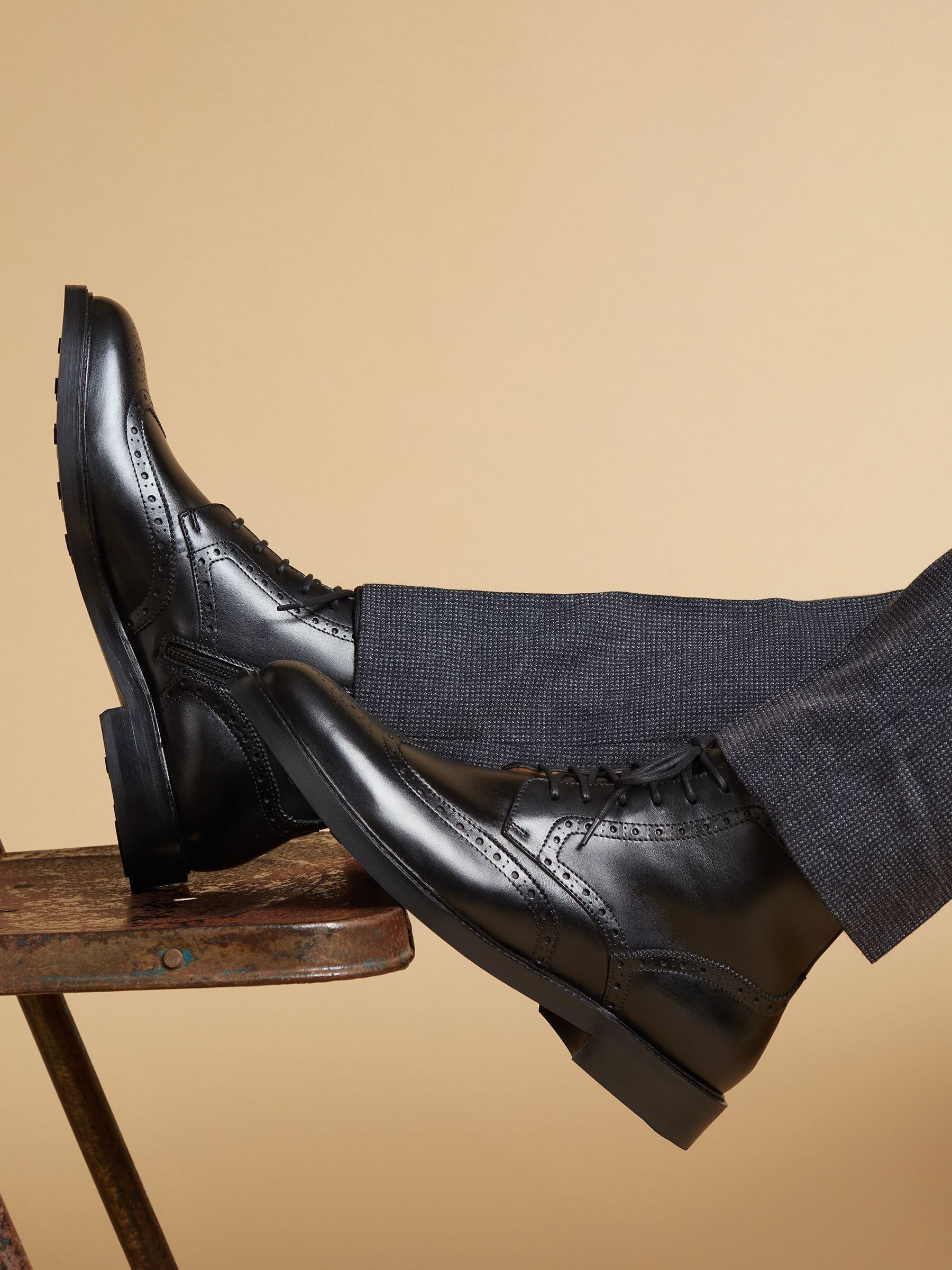 Buy Jones Bootmaker Black Fletcher Leather Boots from Next Ireland