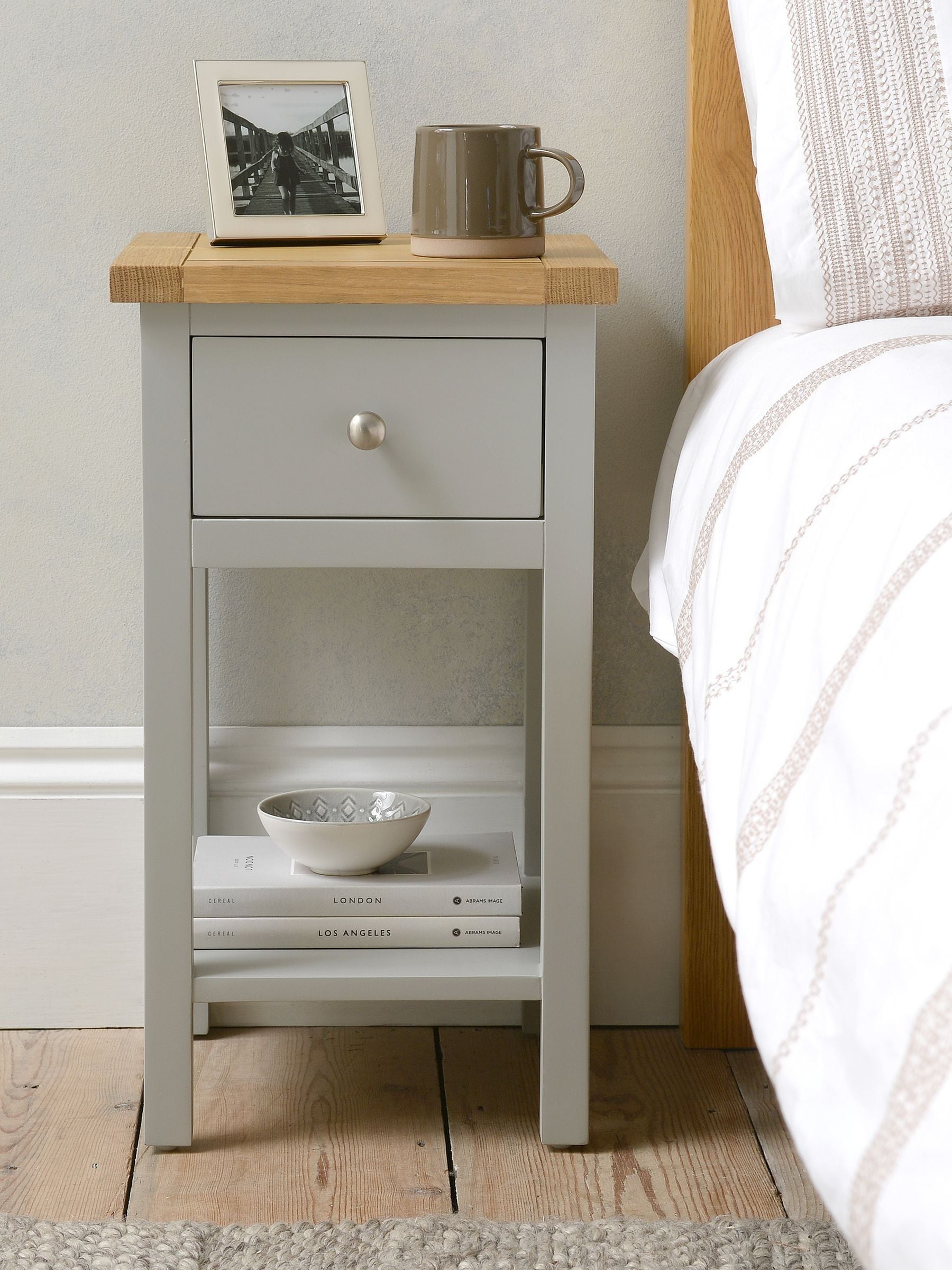 Buy Cotswold Company Pebble Grey Simply Cotswold Pair of Bedside Tables from the Next UK online shop