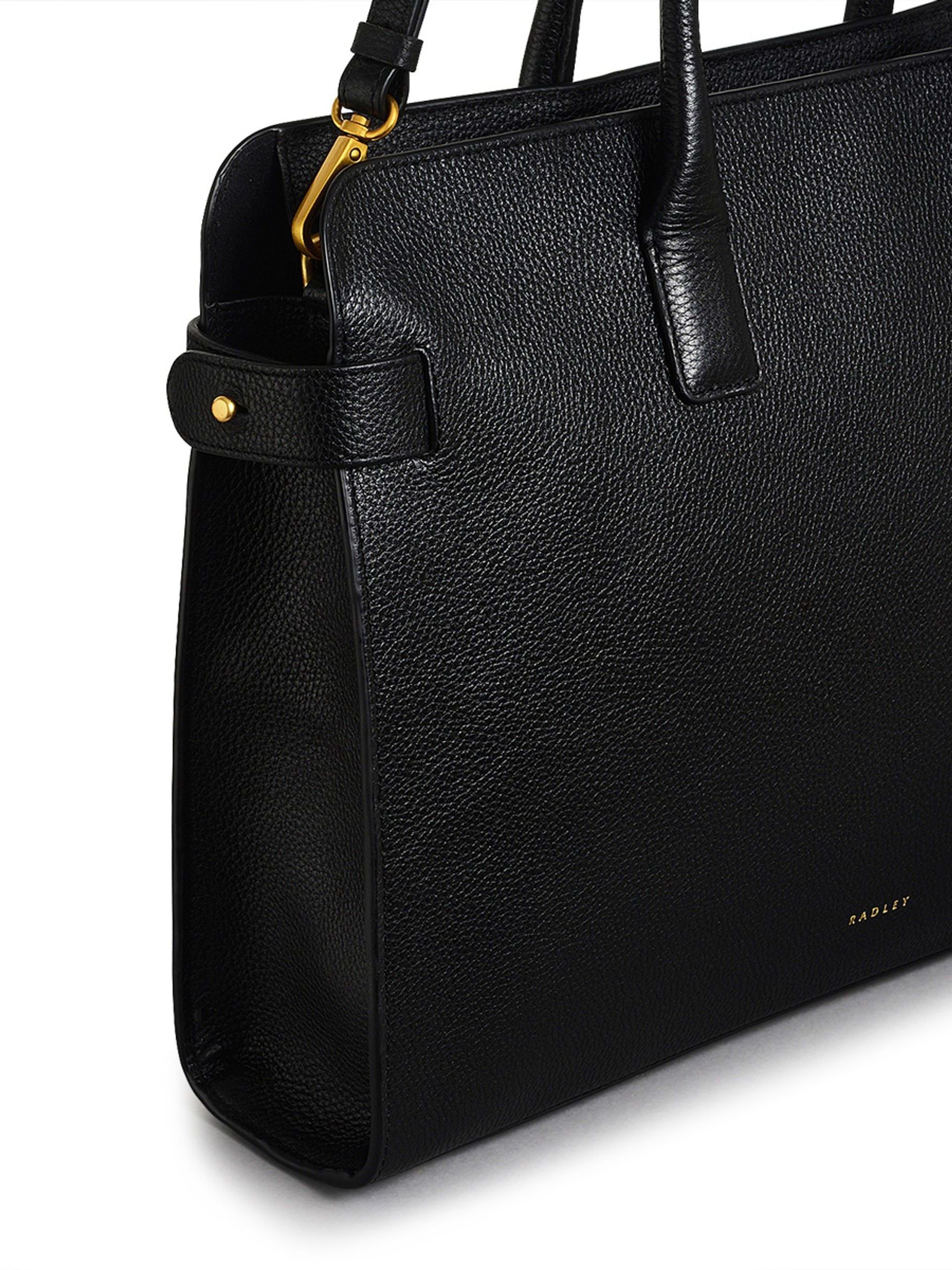 Buy Radley Large The Rathbone Laptop Grab Black Bag from the Next UK ...