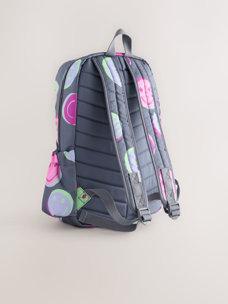 smiley face backpack uk