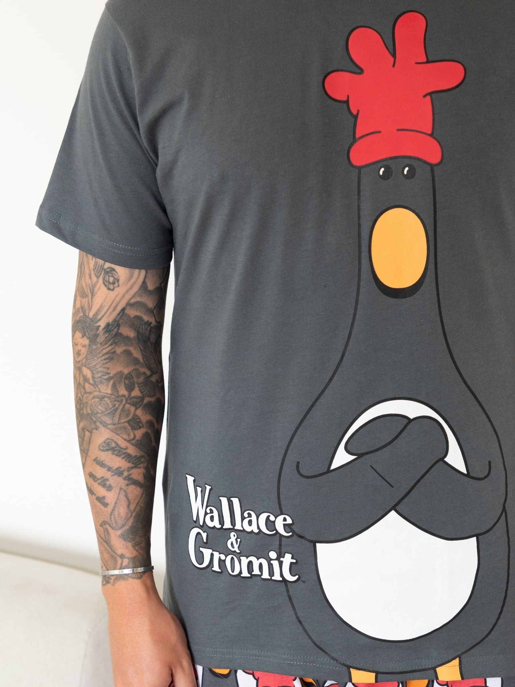 Buy Vanilla Underground Pink Mens Wallace And Gromit 100% Cotton ...