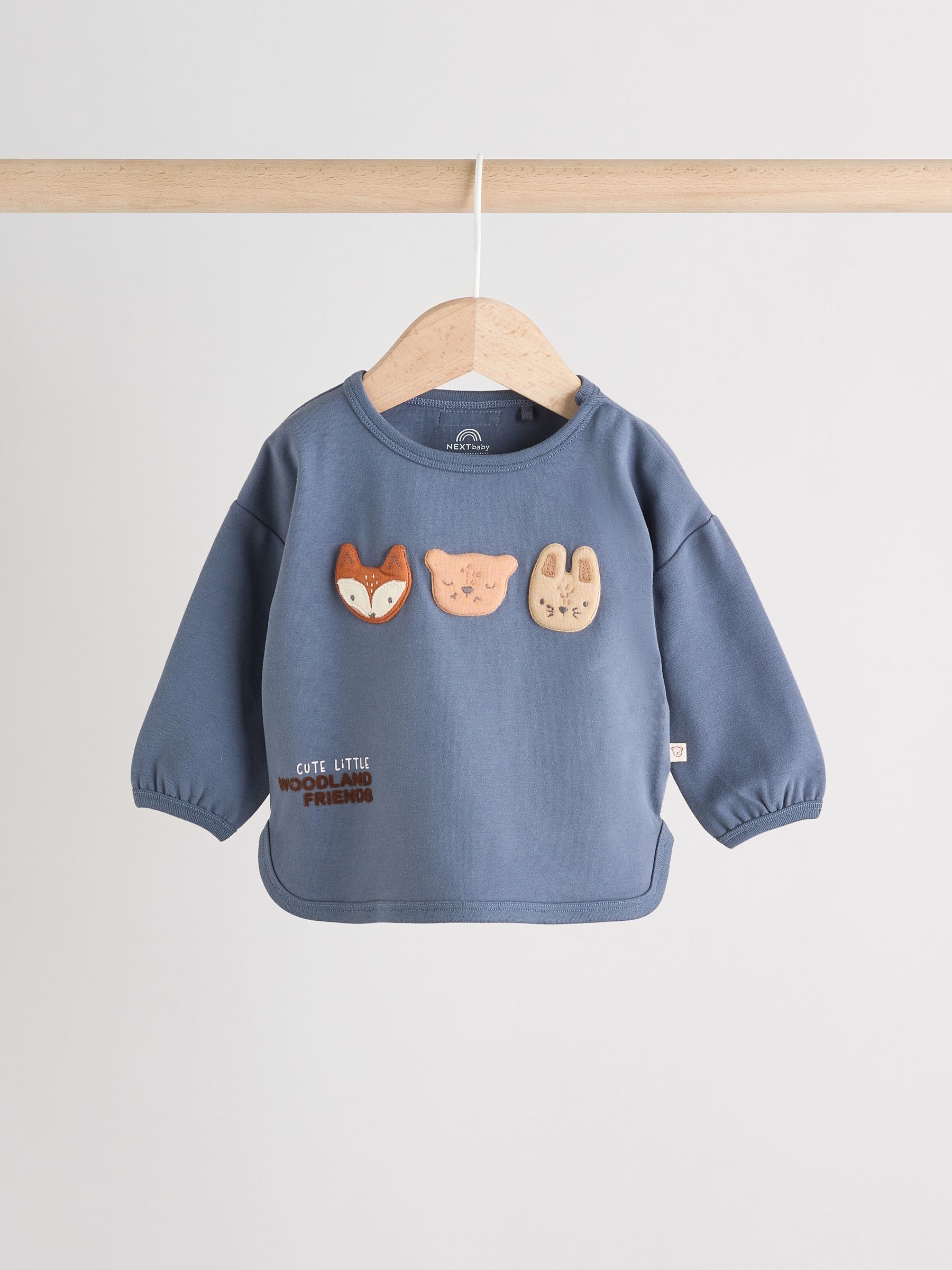 Buy Blue Woodland Baby Top and Leggings Set 2 Piece (0mths-3yrs) from ...