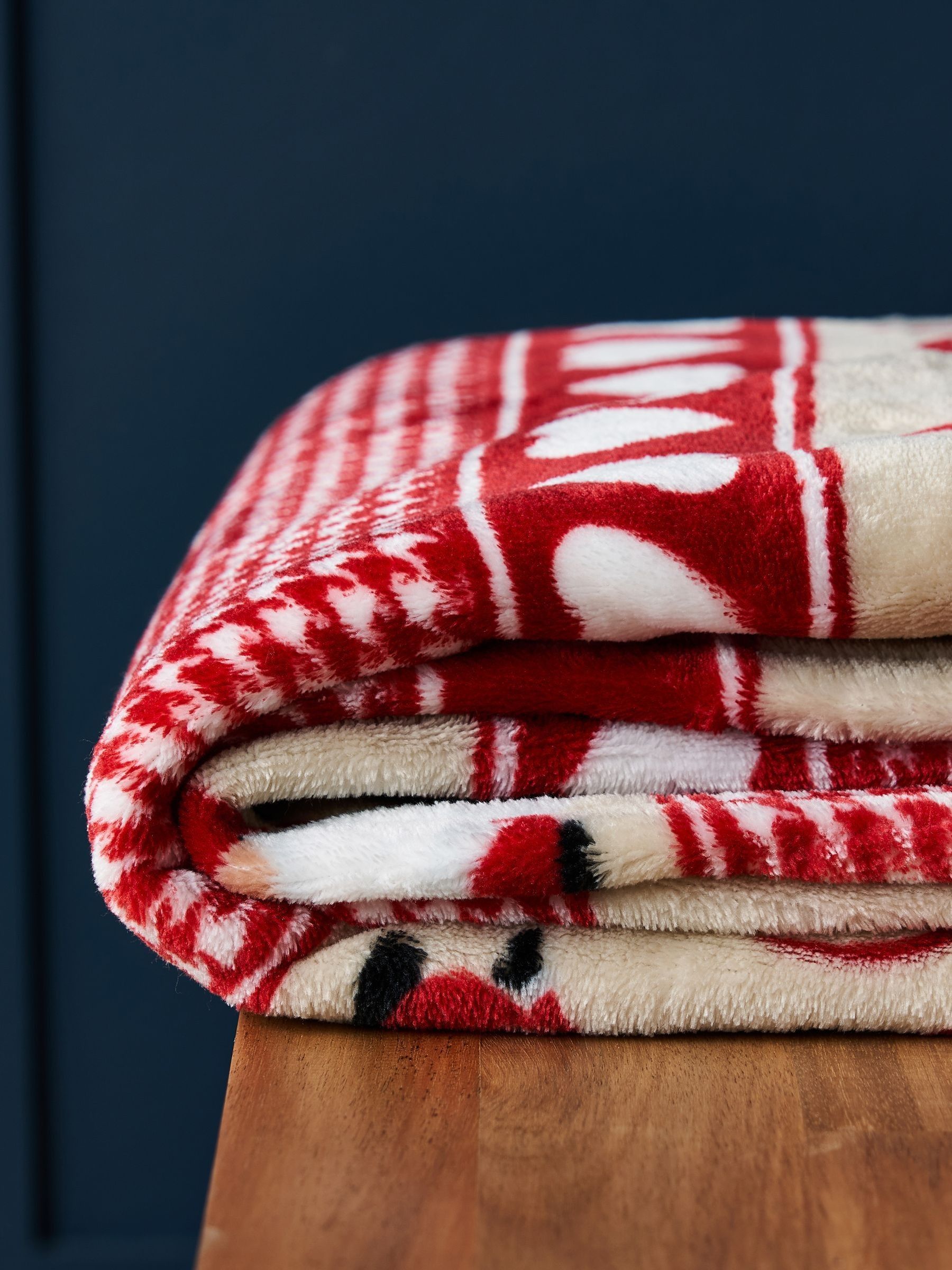Buy BHS Red Christmas Gonk Throw from the Next UK online shop