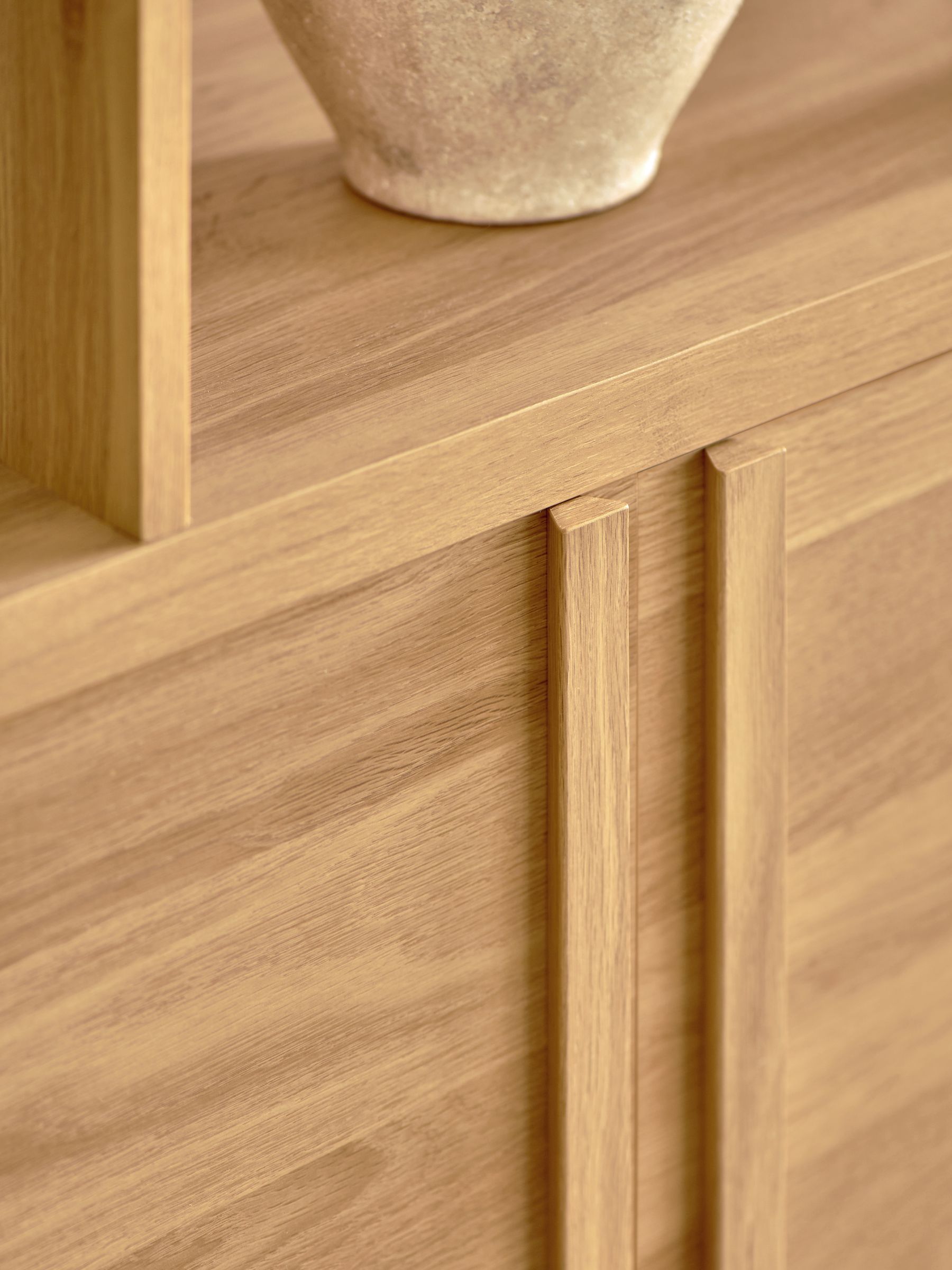 Buy Natural Heath Oak Effect Storage Ladder Shelf from the Next UK ...