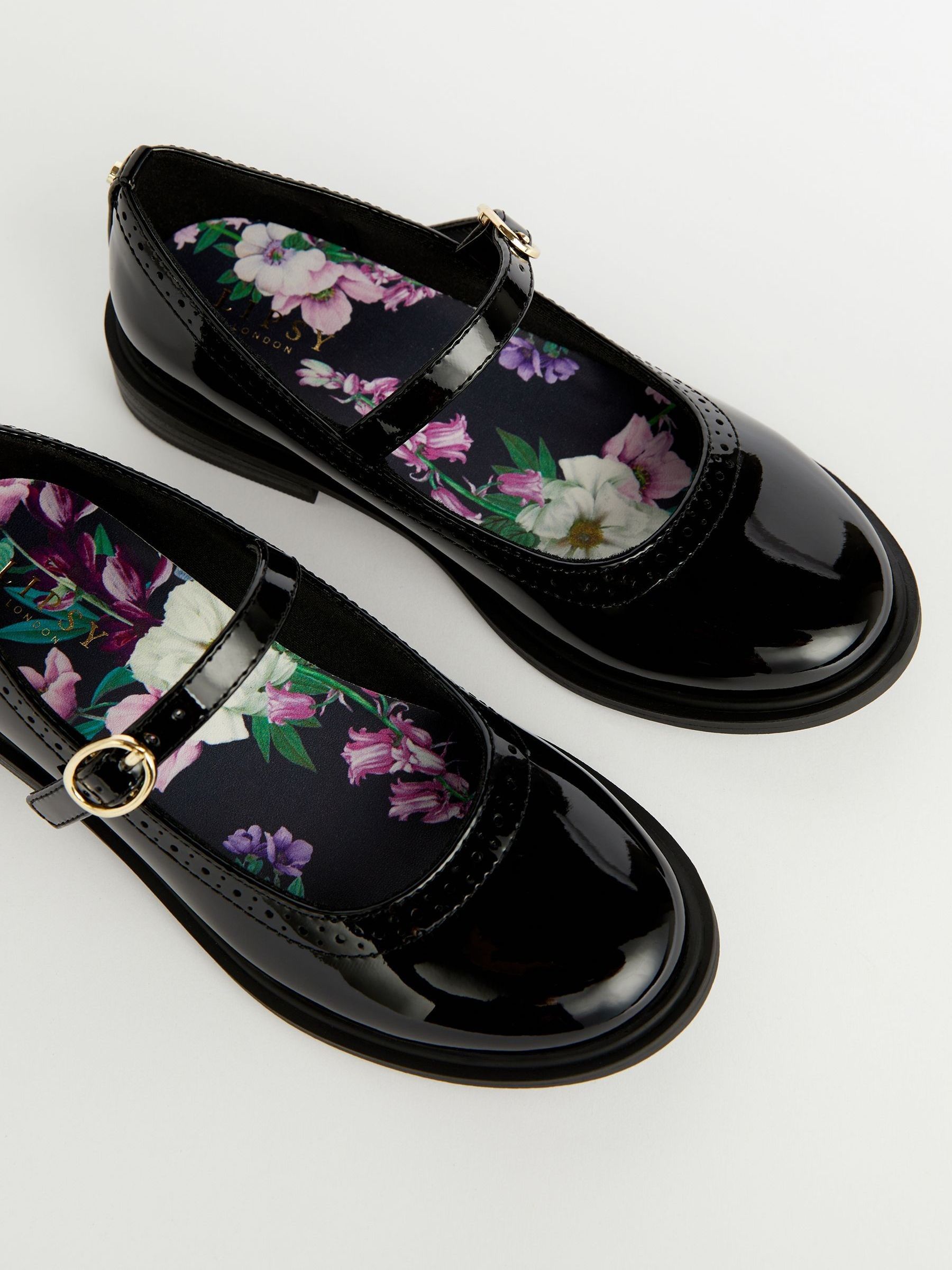 Buy Lipsy Black Flat Dolly School Shoes from the Next UK online shop