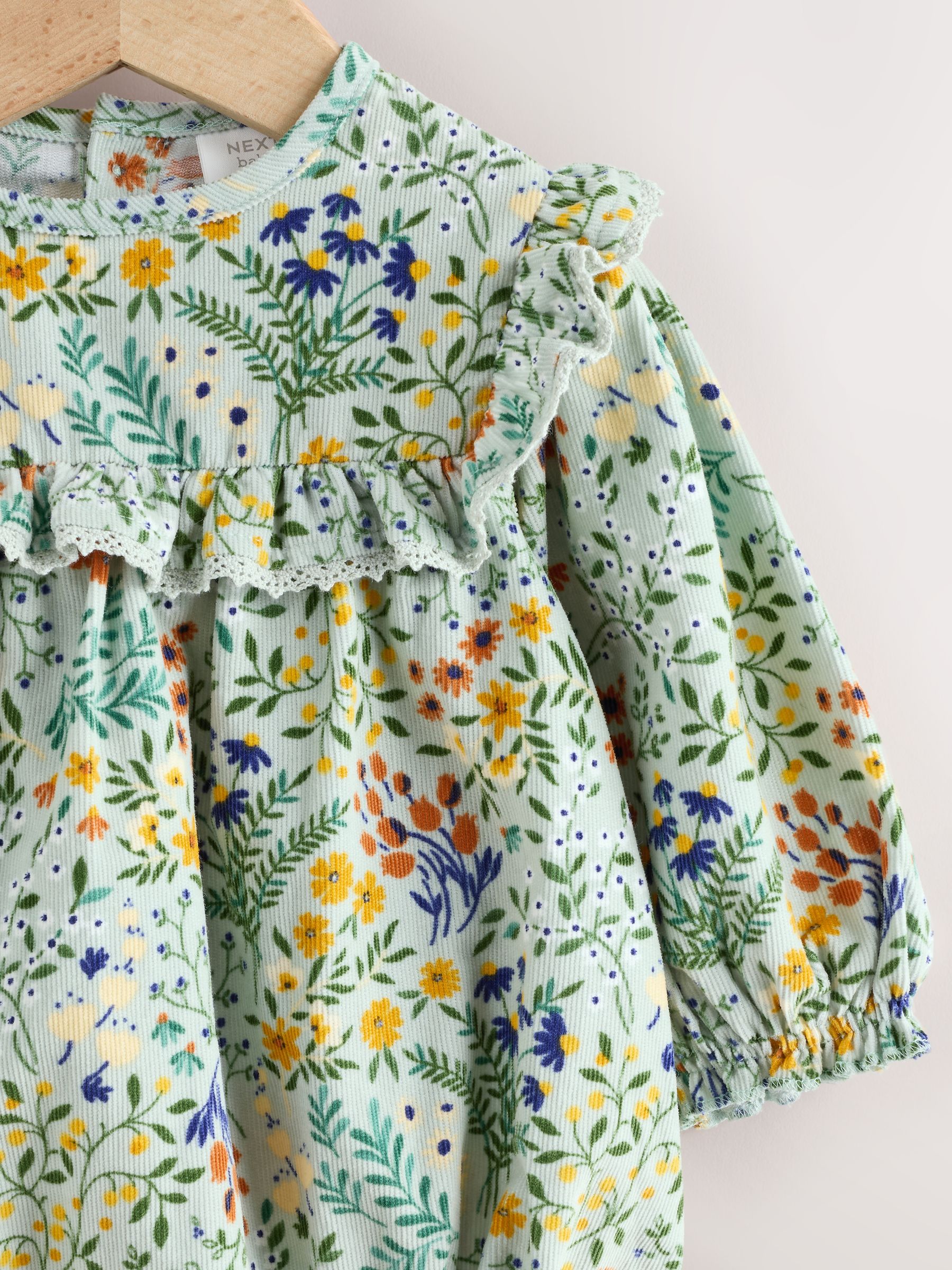 Buy Green Floral - Baby Bloomer Rompers with Tights Set 2 Piece (0mths ...