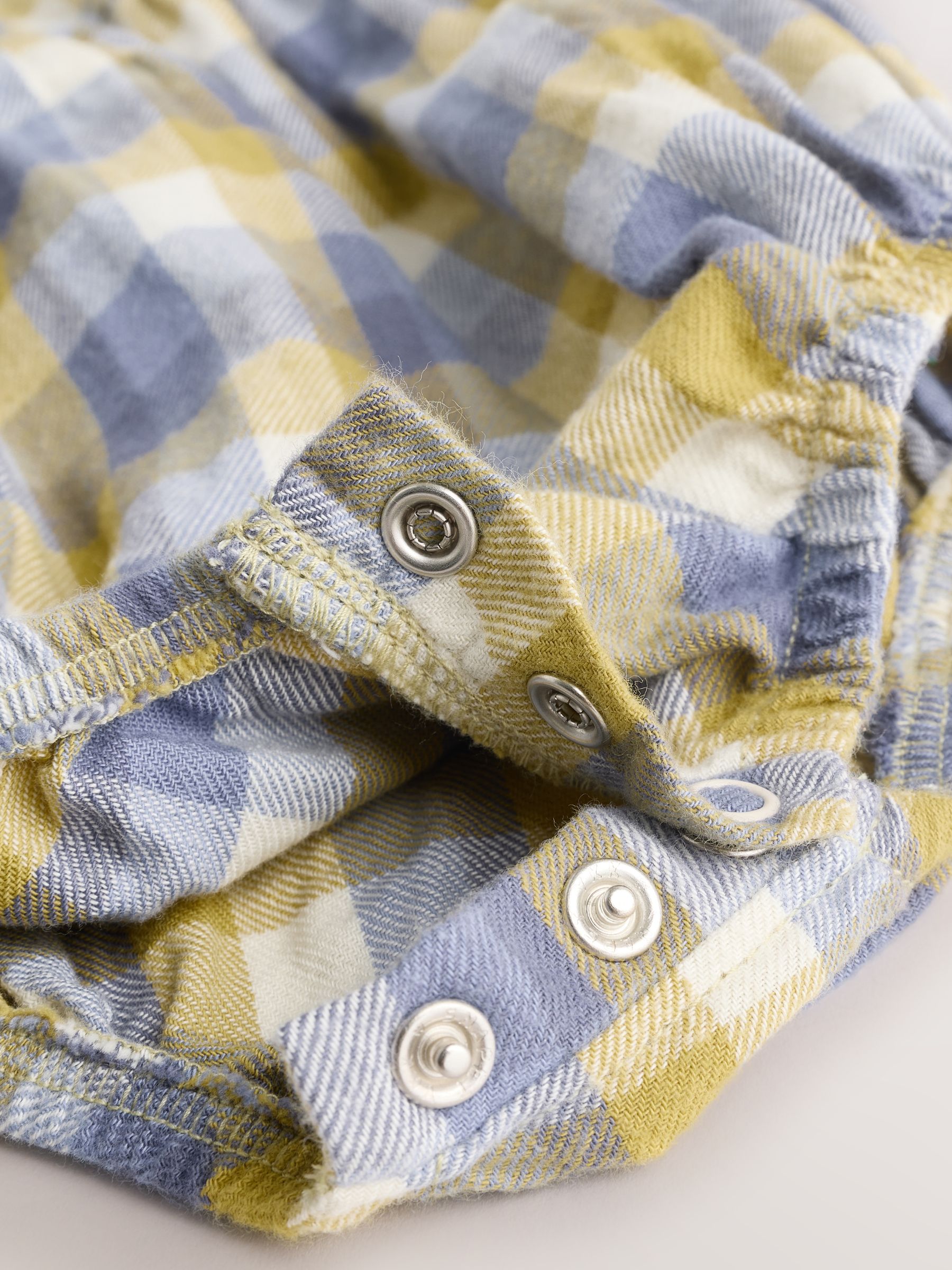 Buy Green/Yellow Gingham Baby Bloomer Rompers Set 2 Piece with Tights ...