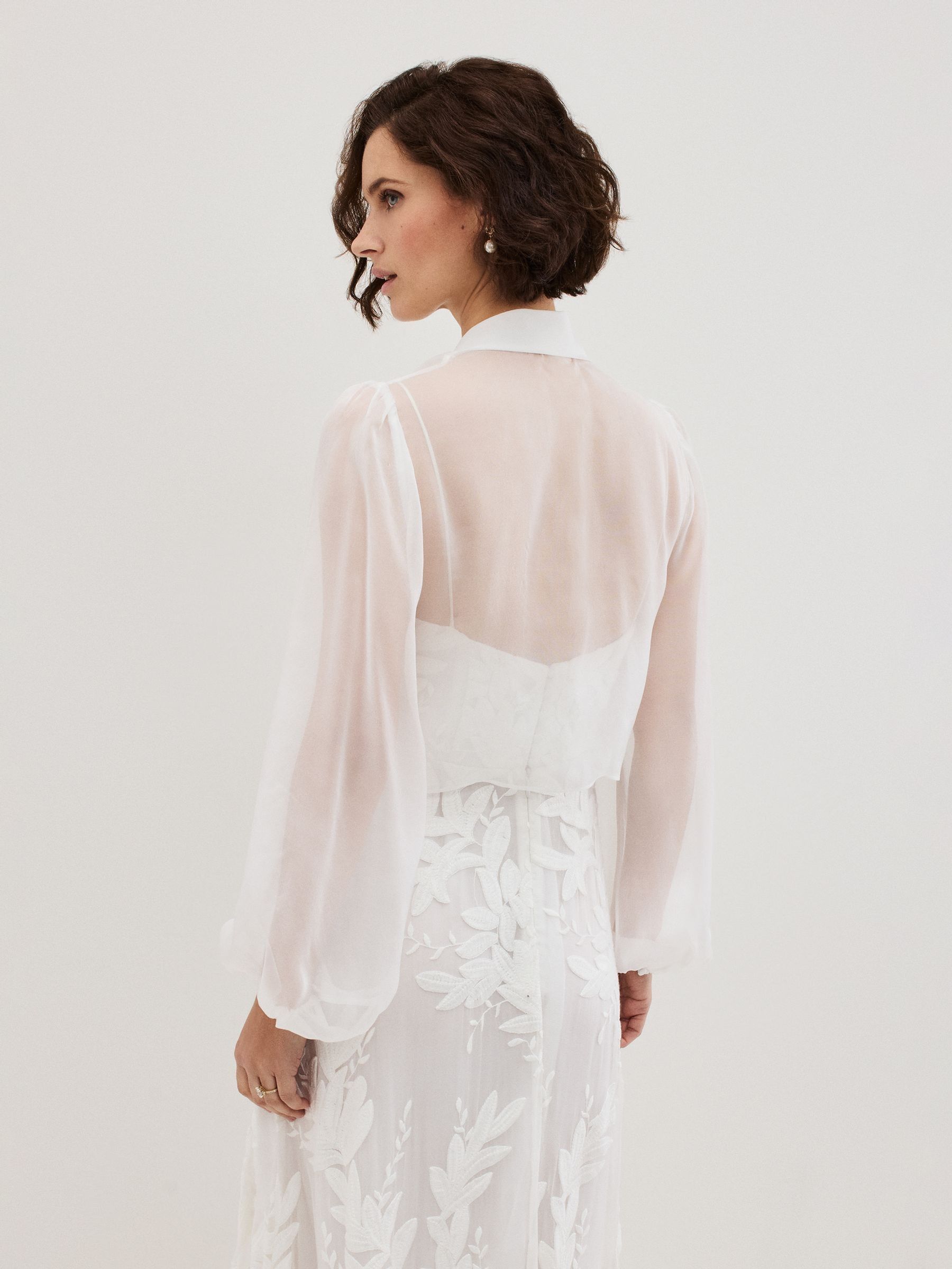 Buy Phase Eight White Arabella Ivory Silk Cover-Up from the Next UK ...