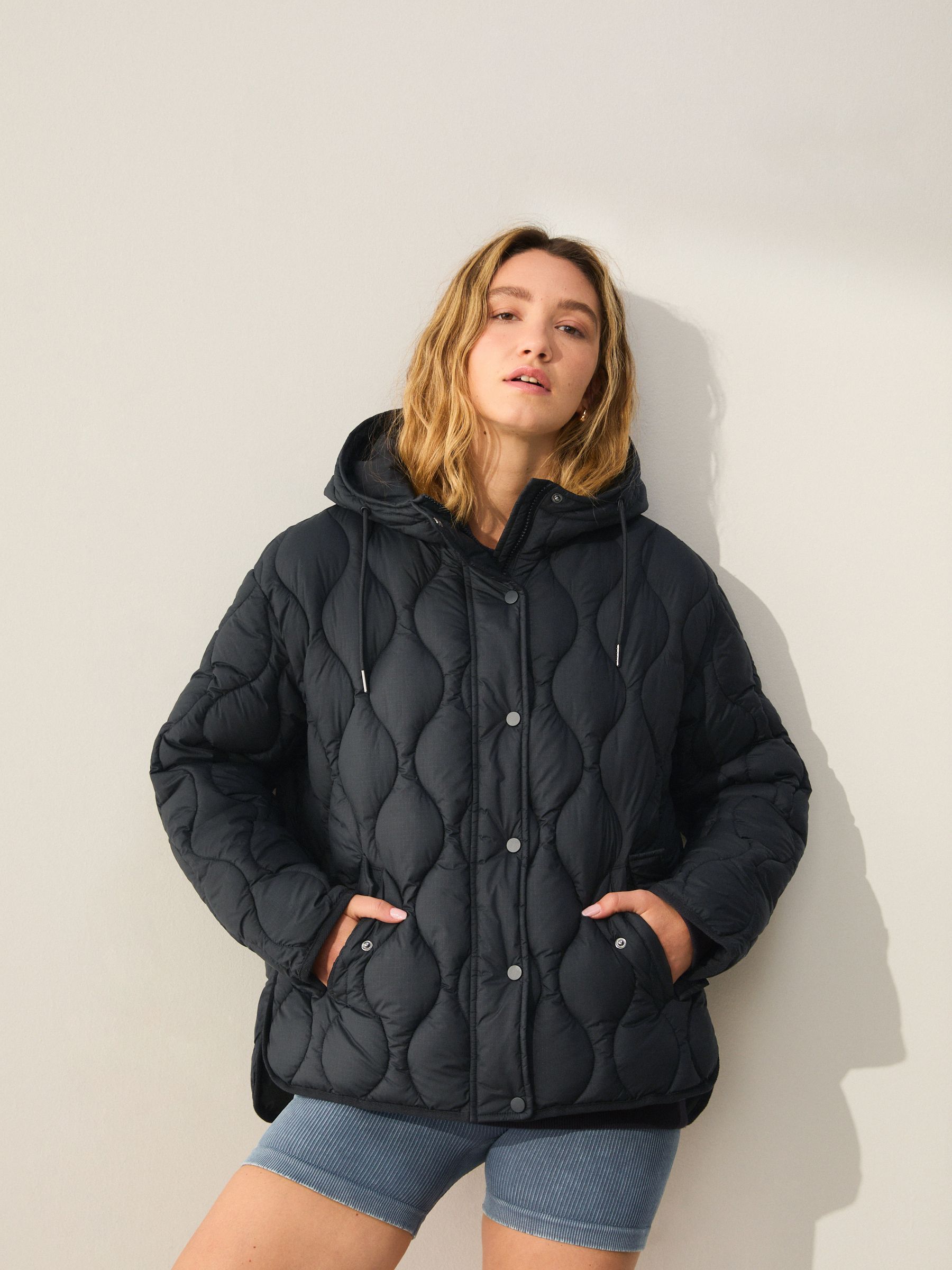 Buy Black Lightweight Quilted Jacket from Next Japan