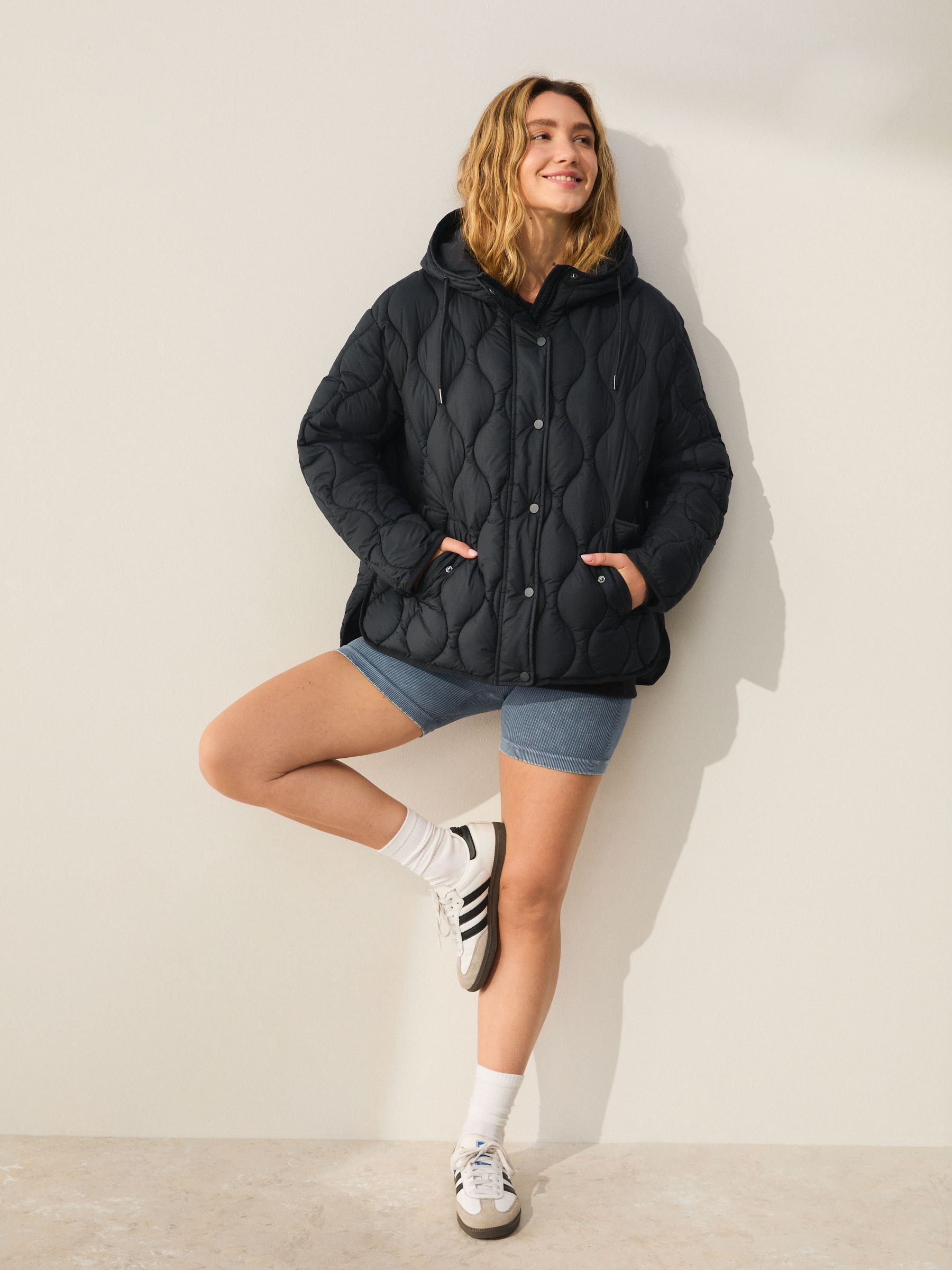 Buy Black Lightweight Quilted Jacket from Next Japan