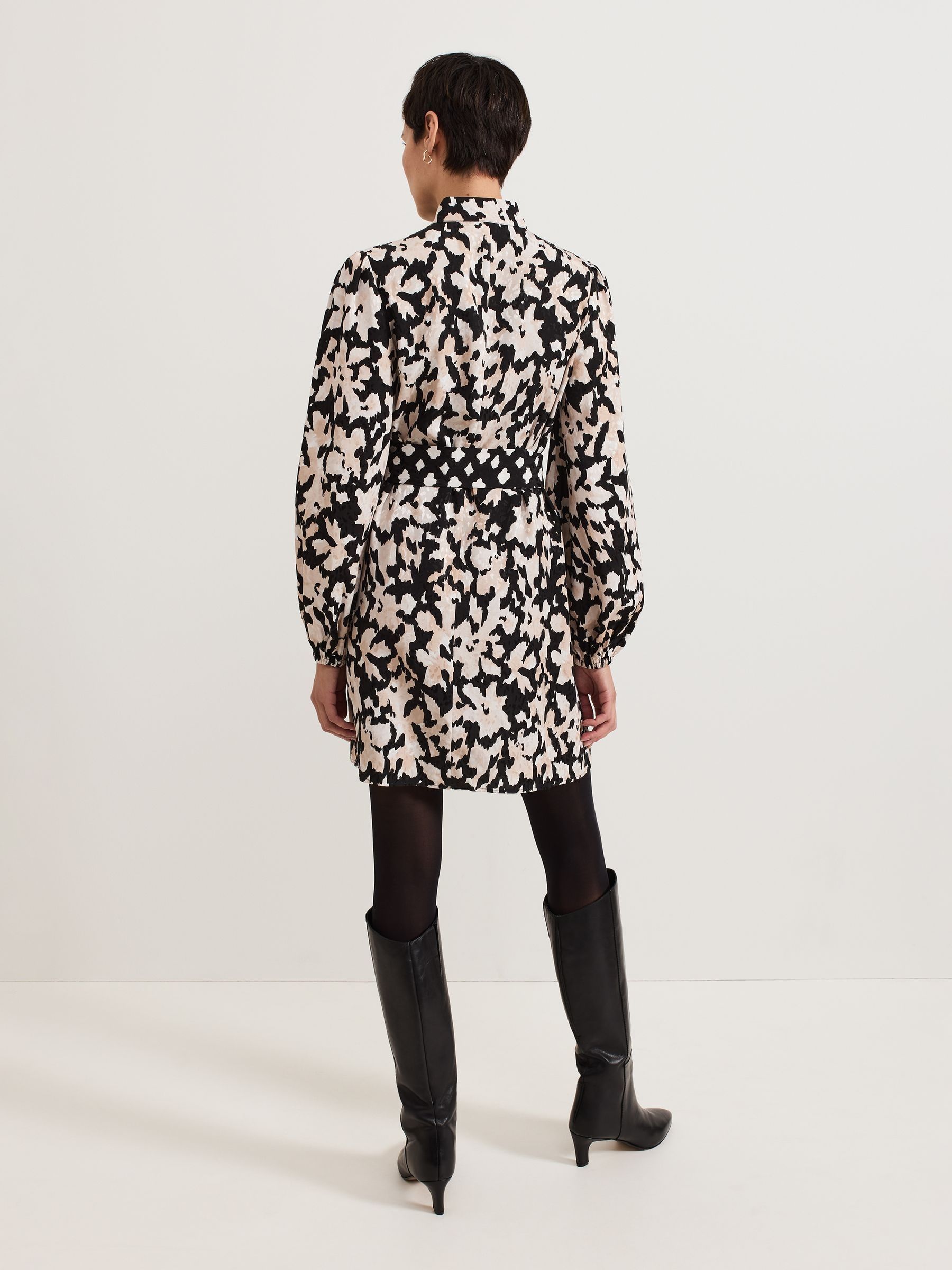 Buy Phase Eight Natural Dolly Jacquard Mini Tunic Dress from the Next ...