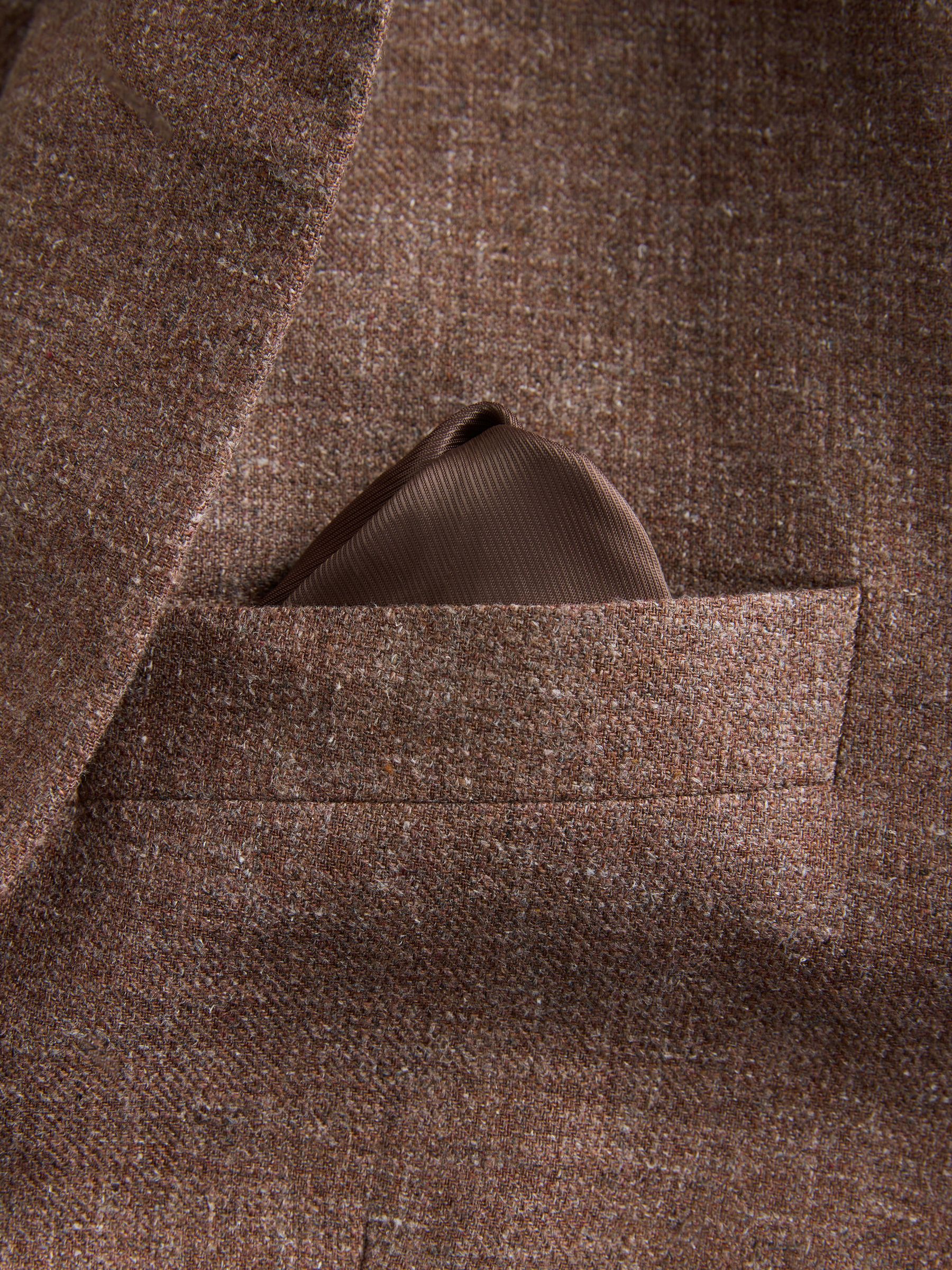 Buy Brick Slim Fit Linen Blend Suit Jacket from the Next UK online shop