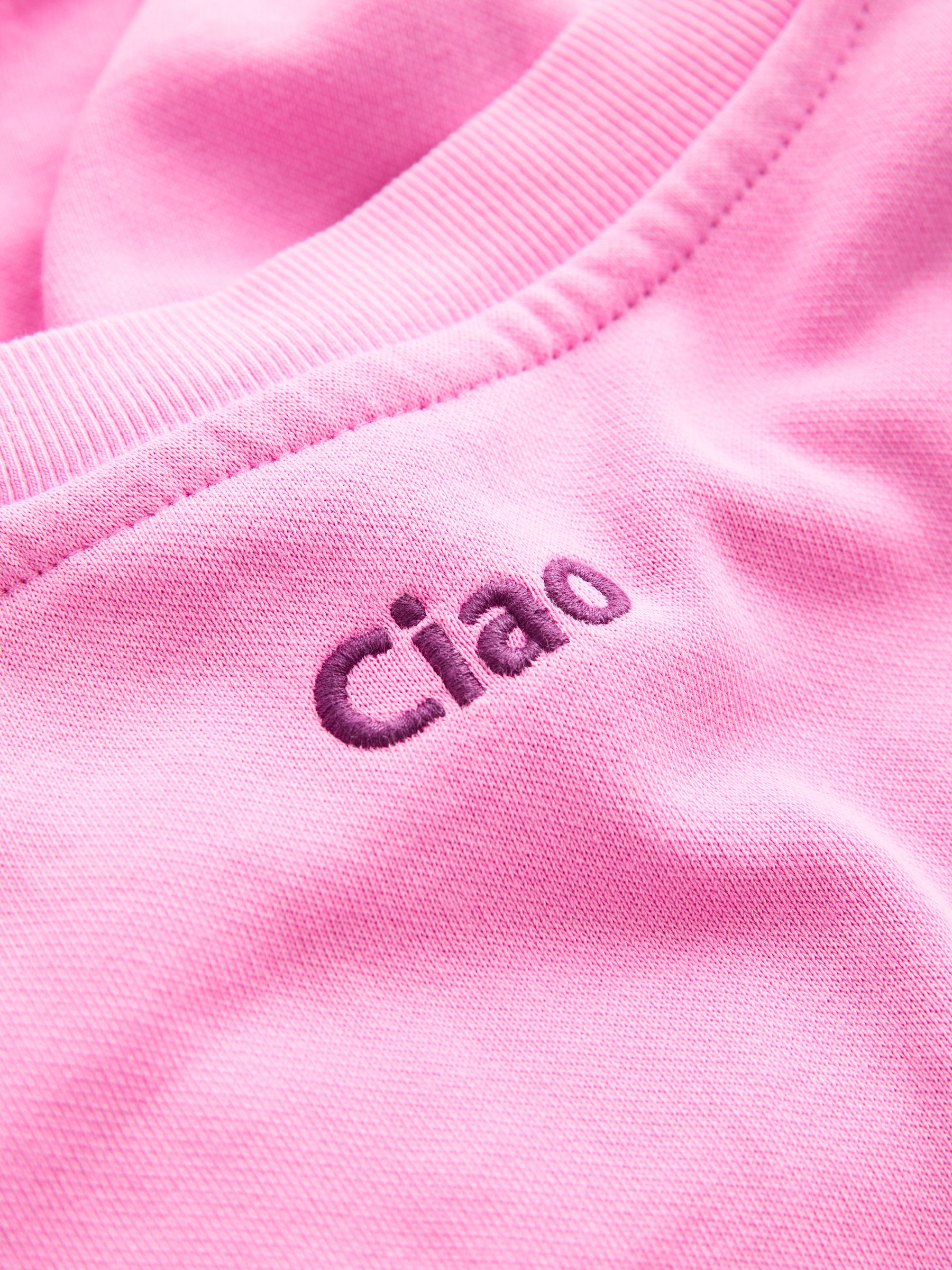 Buy Fluro Pink/Purple Bright Summer Washed Sun Motif Positano City ...