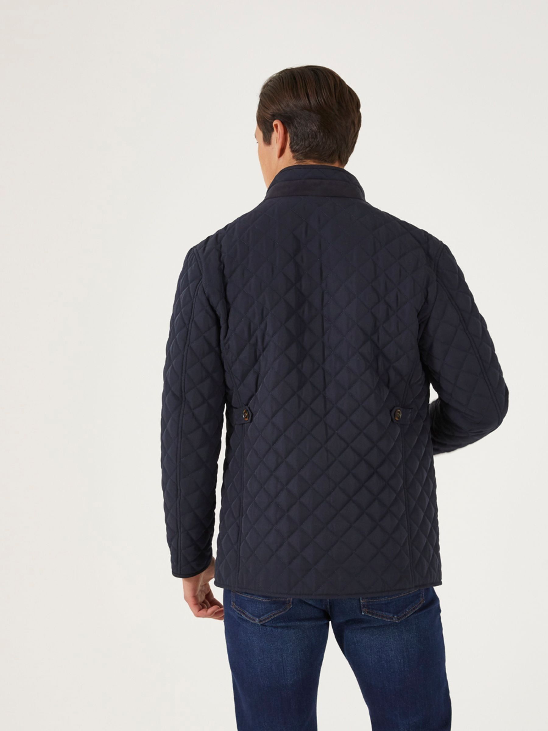 Buy Skopes Blue Skopes Diamond Quilted Pembridge Jacket from the Next ...