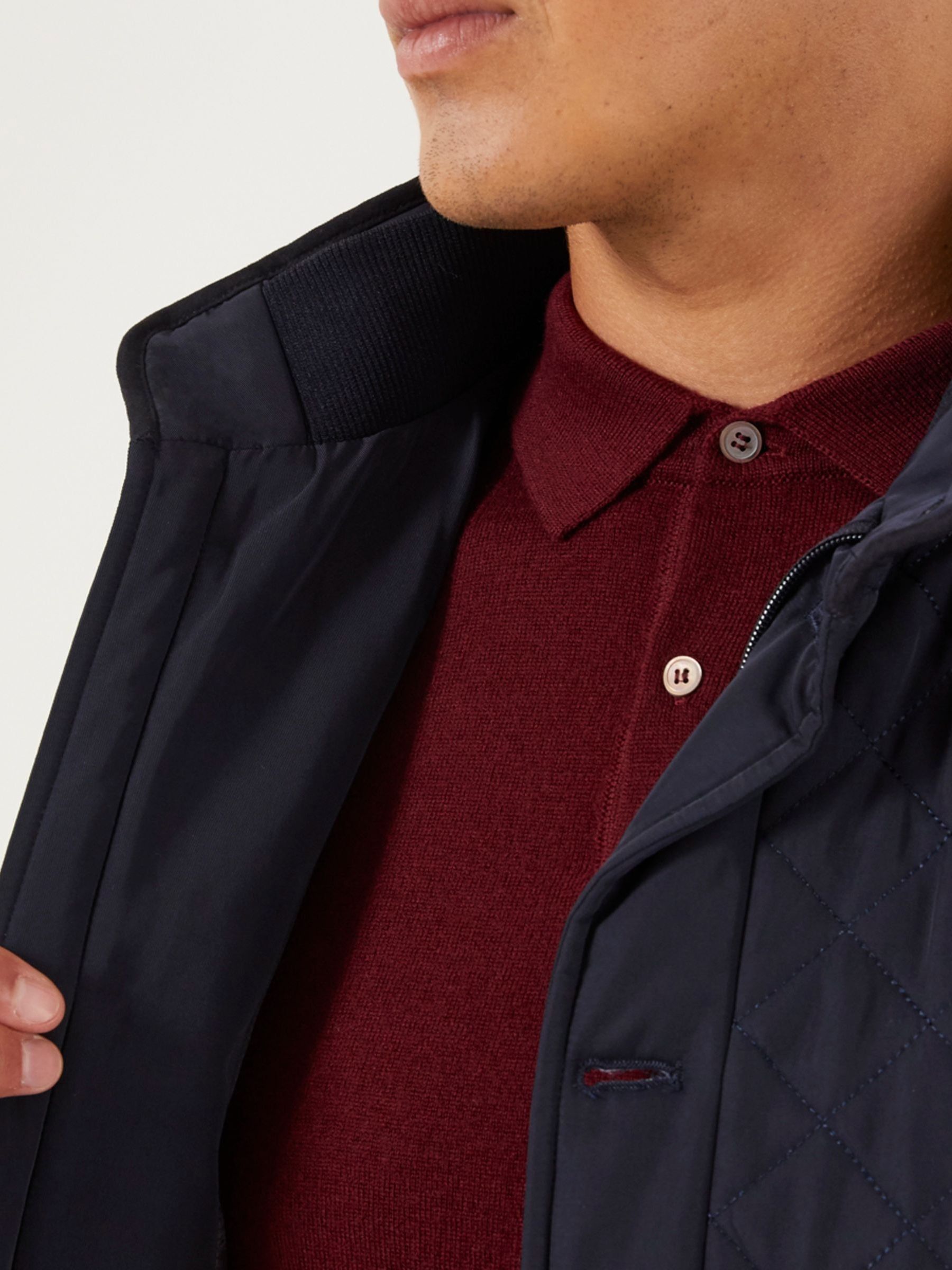 Buy Skopes Blue Skopes Diamond Quilted Pembridge Jacket from the Next ...
