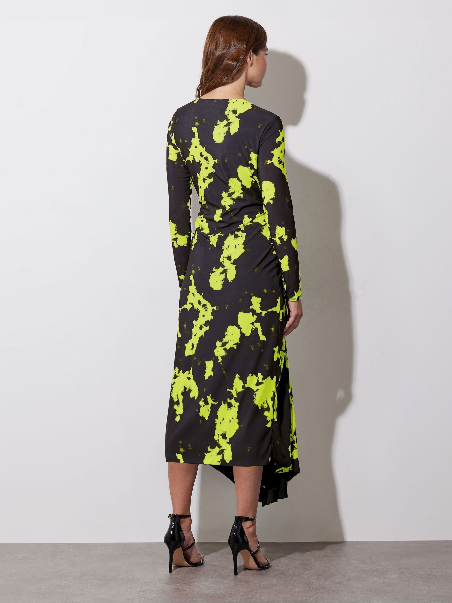 Buy Star by Julien MacDonald Green Asymetric Ruched Dress from Next Ireland