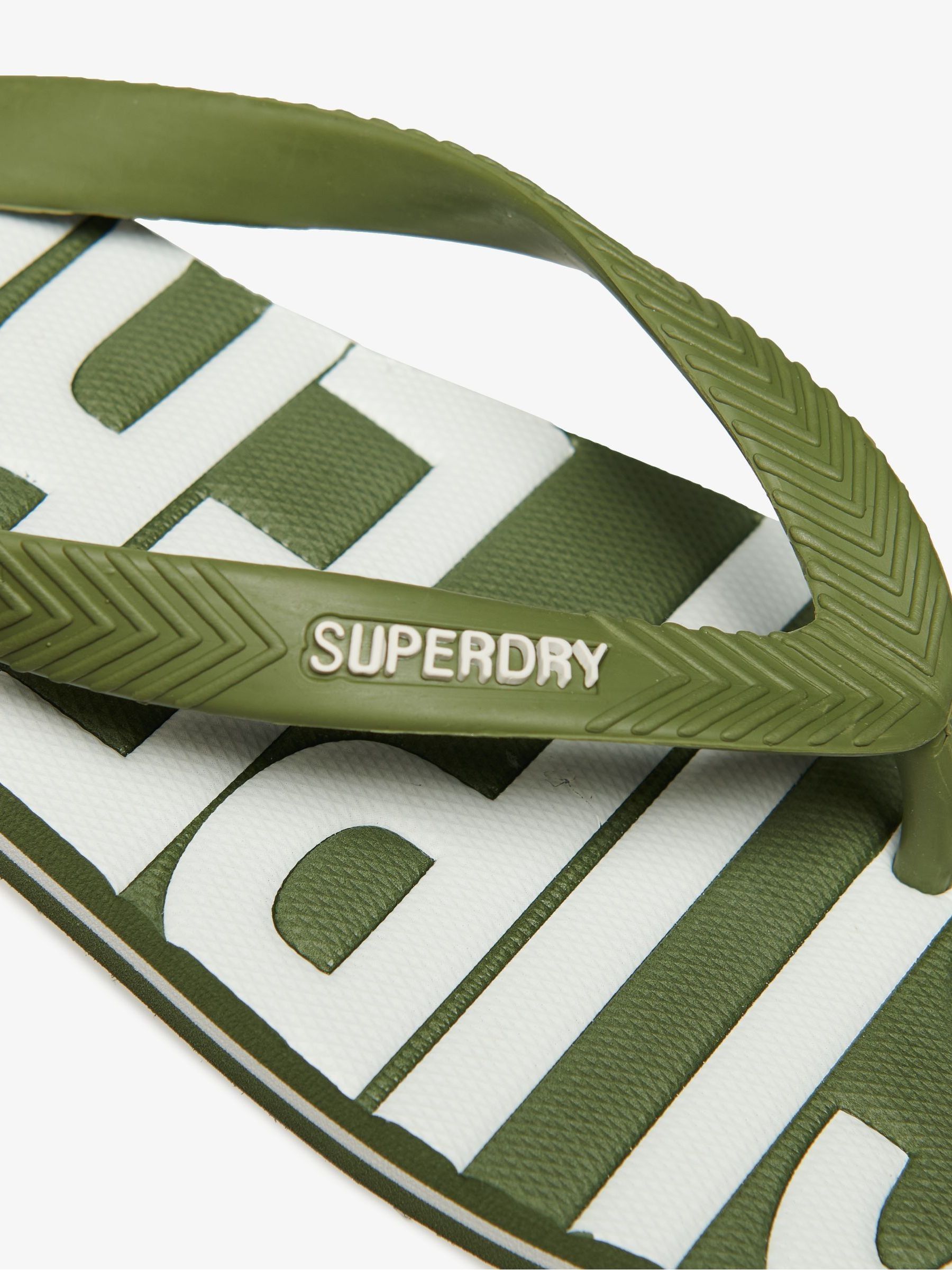 Buy Superdry Green Core Logo Sandals from the Next UK online shop