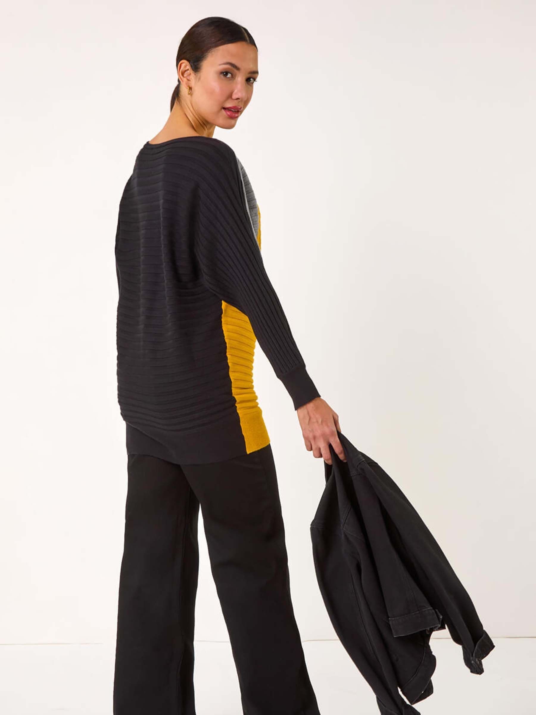 Buy Roman Yellow Colour Block Knit Jumper from the Next UK online shop