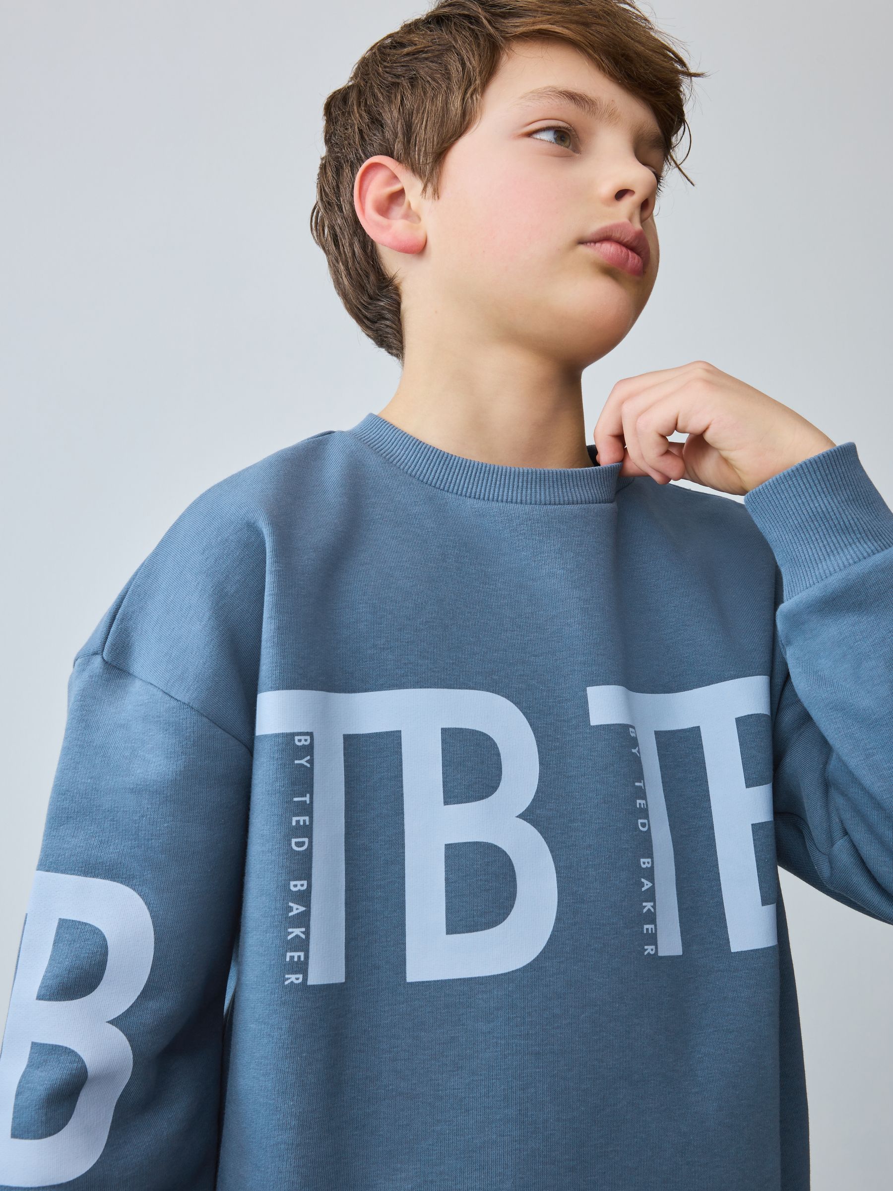 Buy Baker by Ted Baker Oversized Sweatshirt And Joggers Set from the ...