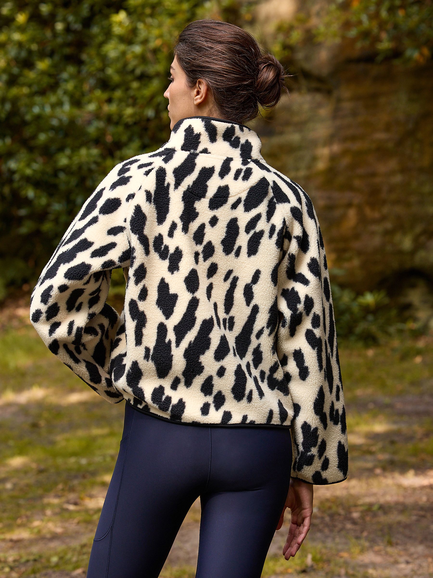 Buy Animal Print Active Printed Borg Jacket from the Next UK online shop