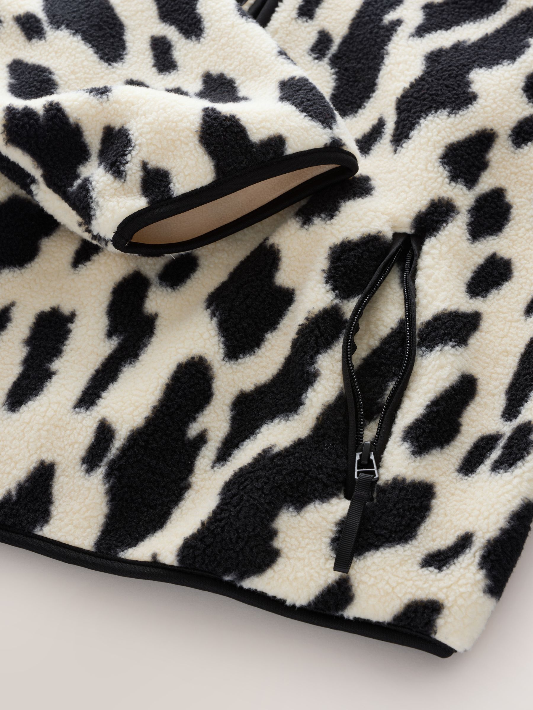 Buy Animal Print Active Printed Borg Jacket from the Next UK online shop