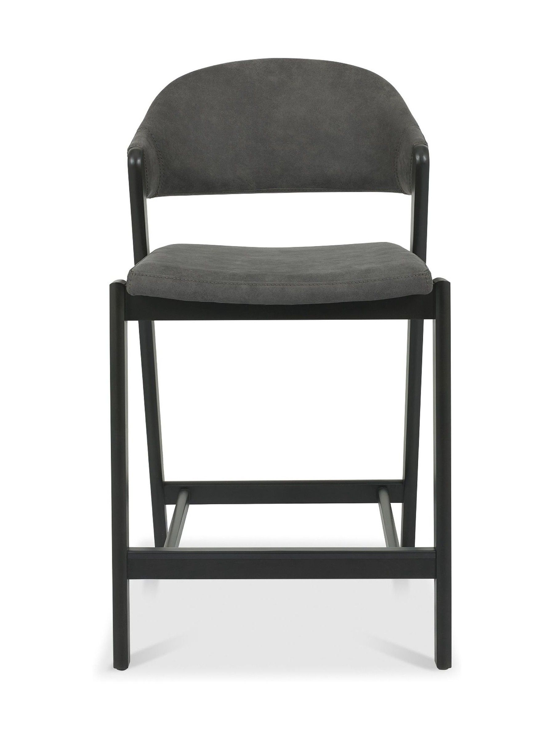 Buy Bentley Designs Peppercorn Dark Grey Camden Upholstered Bar Stool ...