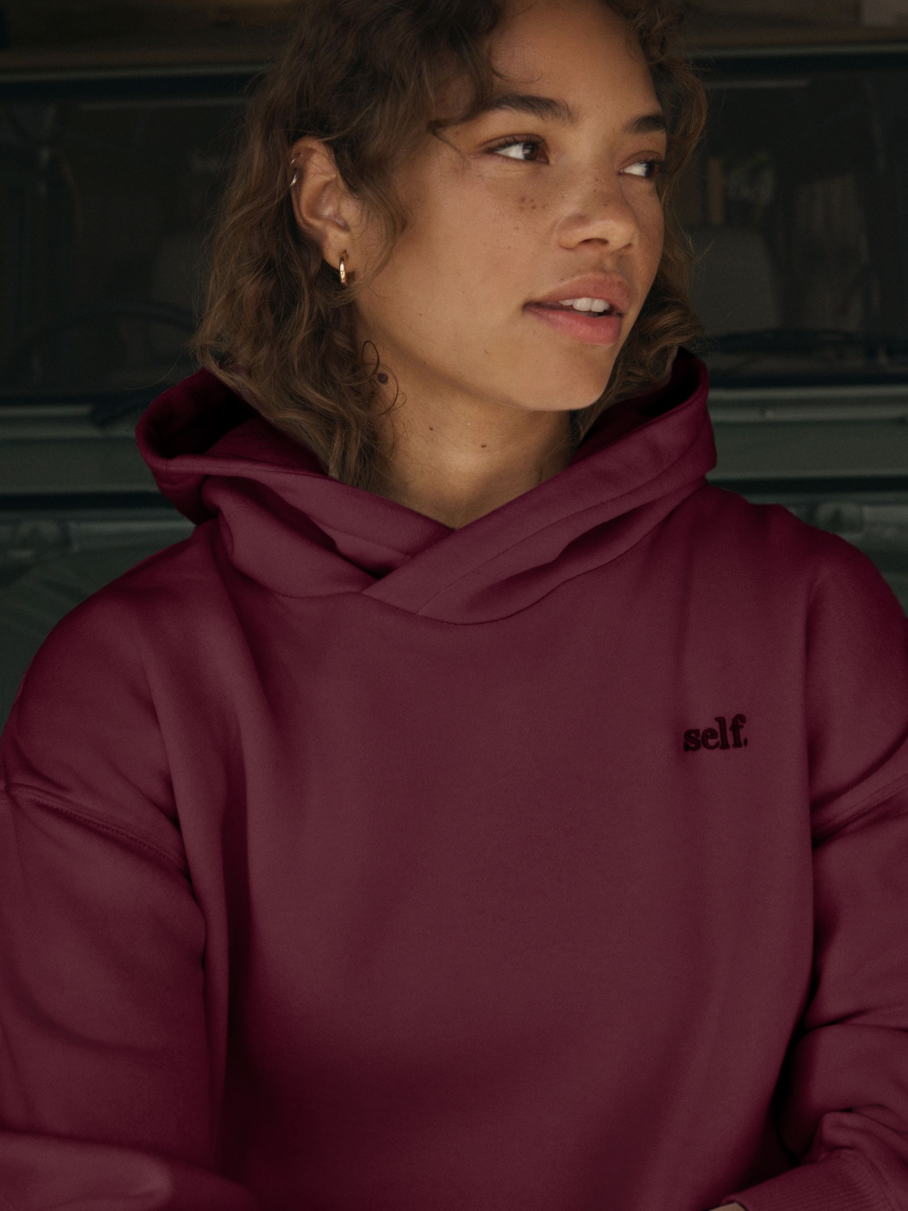 Buy self. Burgundy Red Hoodie from the Next UK online shop