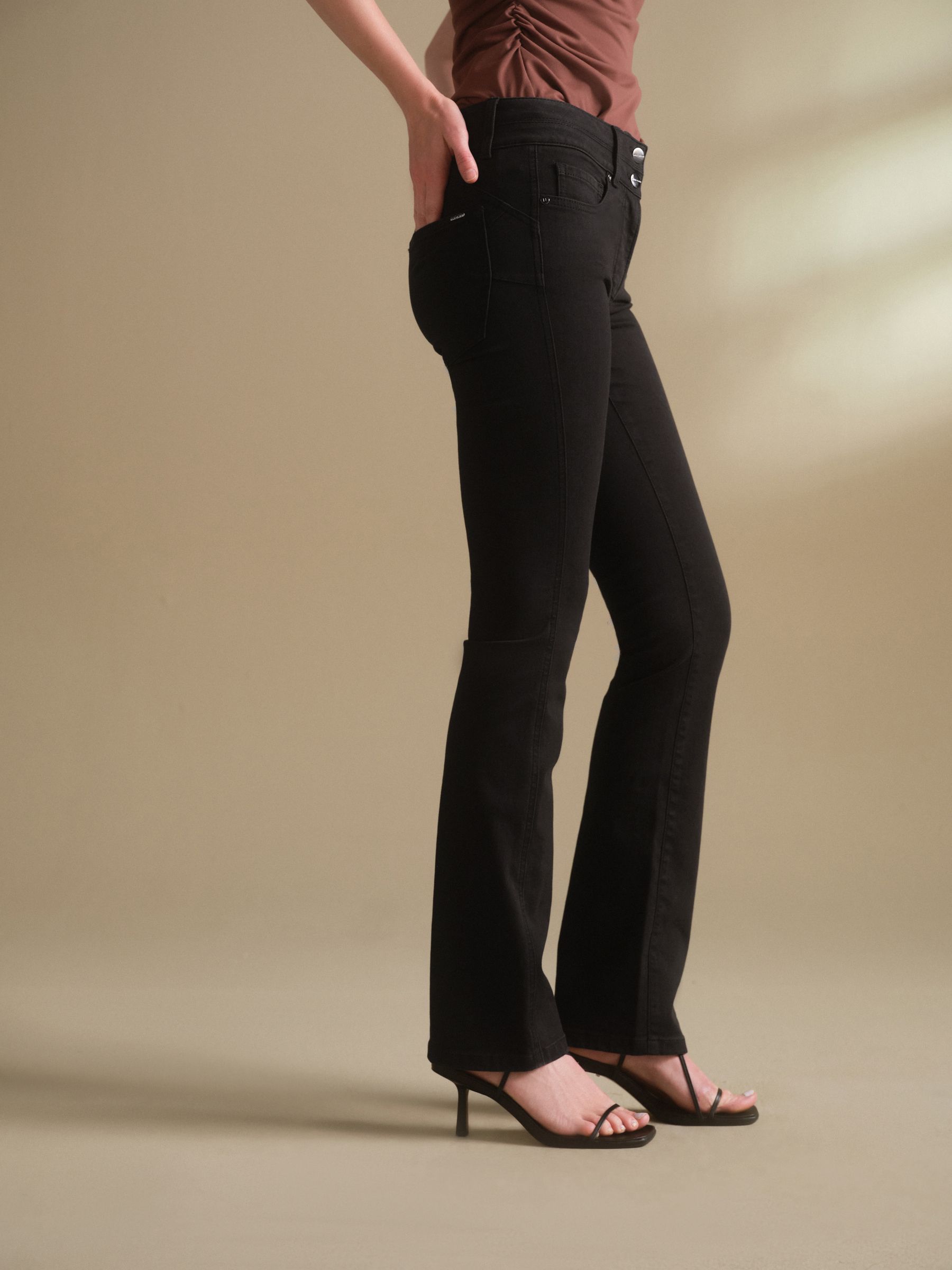 Buy Black Lift Slim and Shape Bootcut Jeans from the Next UK online shop